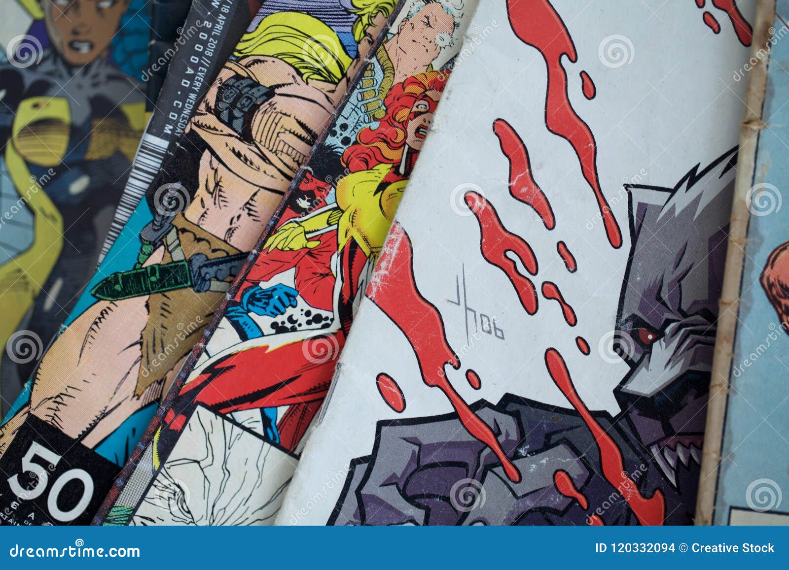 Comic book montage editorial stock image. Image of comic - 120332094