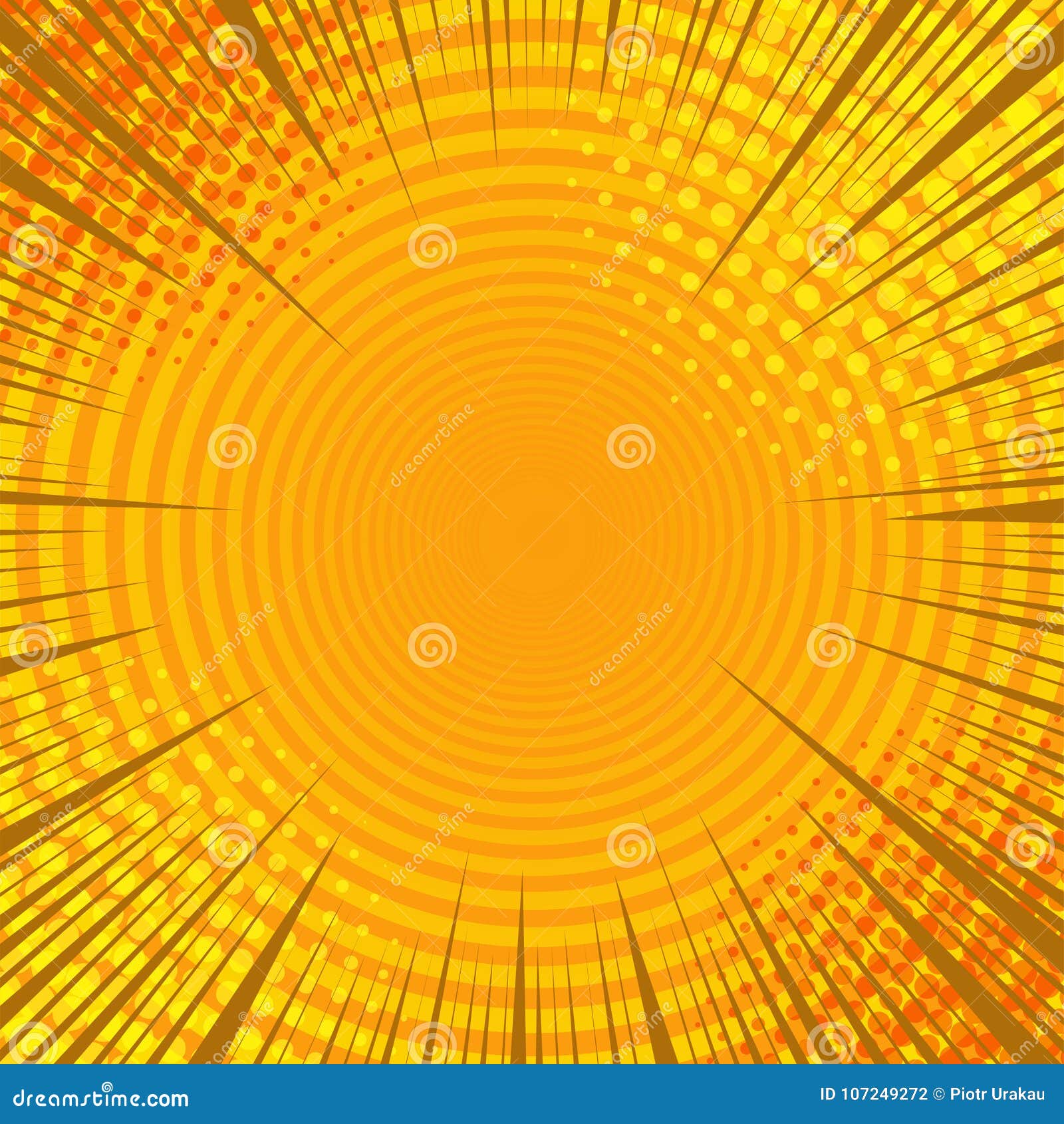 Comic book page background stock vector. Illustration of humor - 107249272