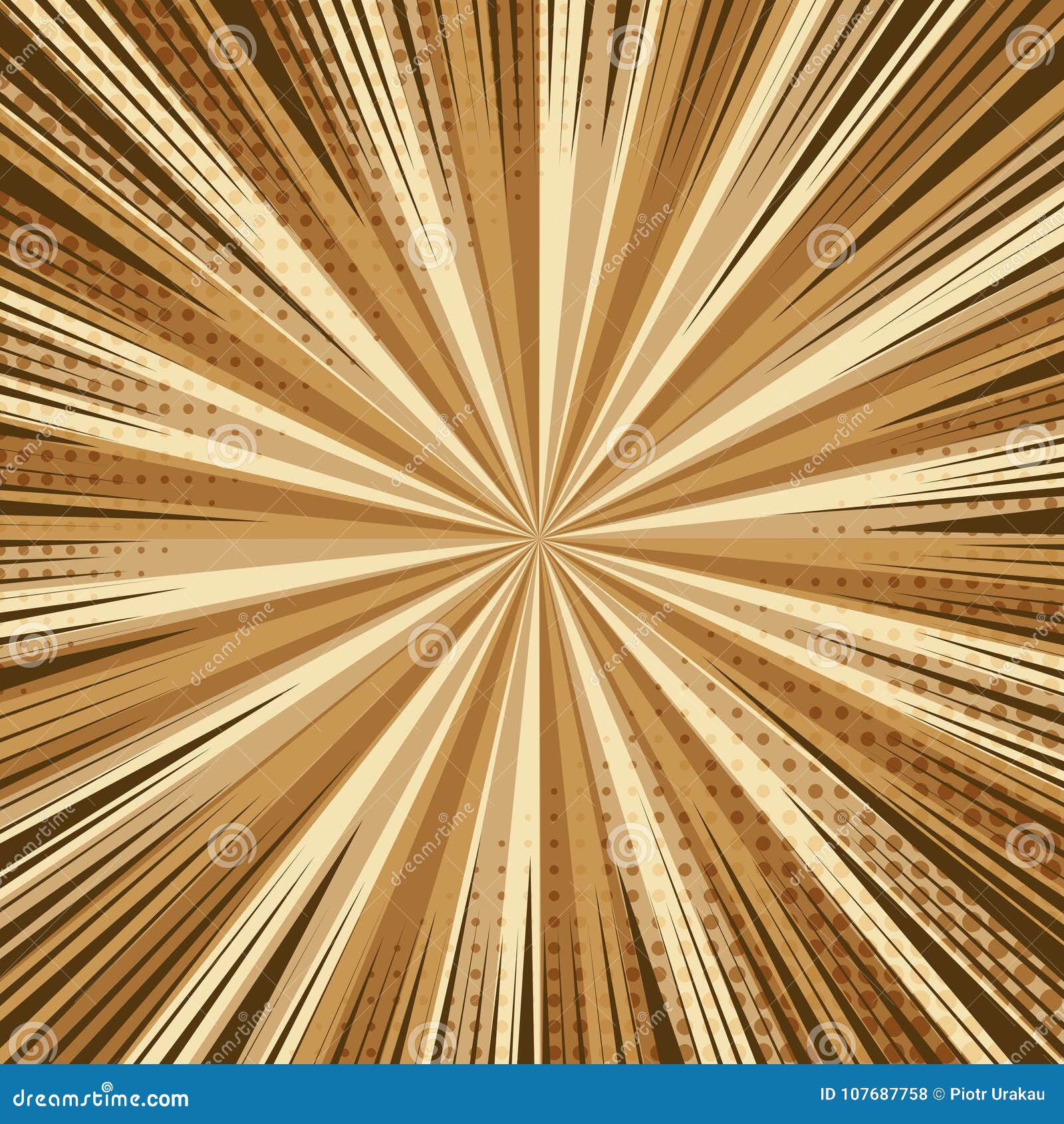 Comic Book Page Brown Template Stock Vector - Illustration of cartoon ...