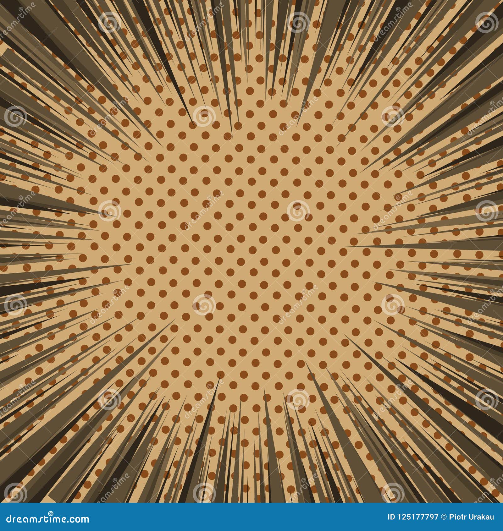 Comic Book Page Burst Background Stock Vector - Illustration of design ...