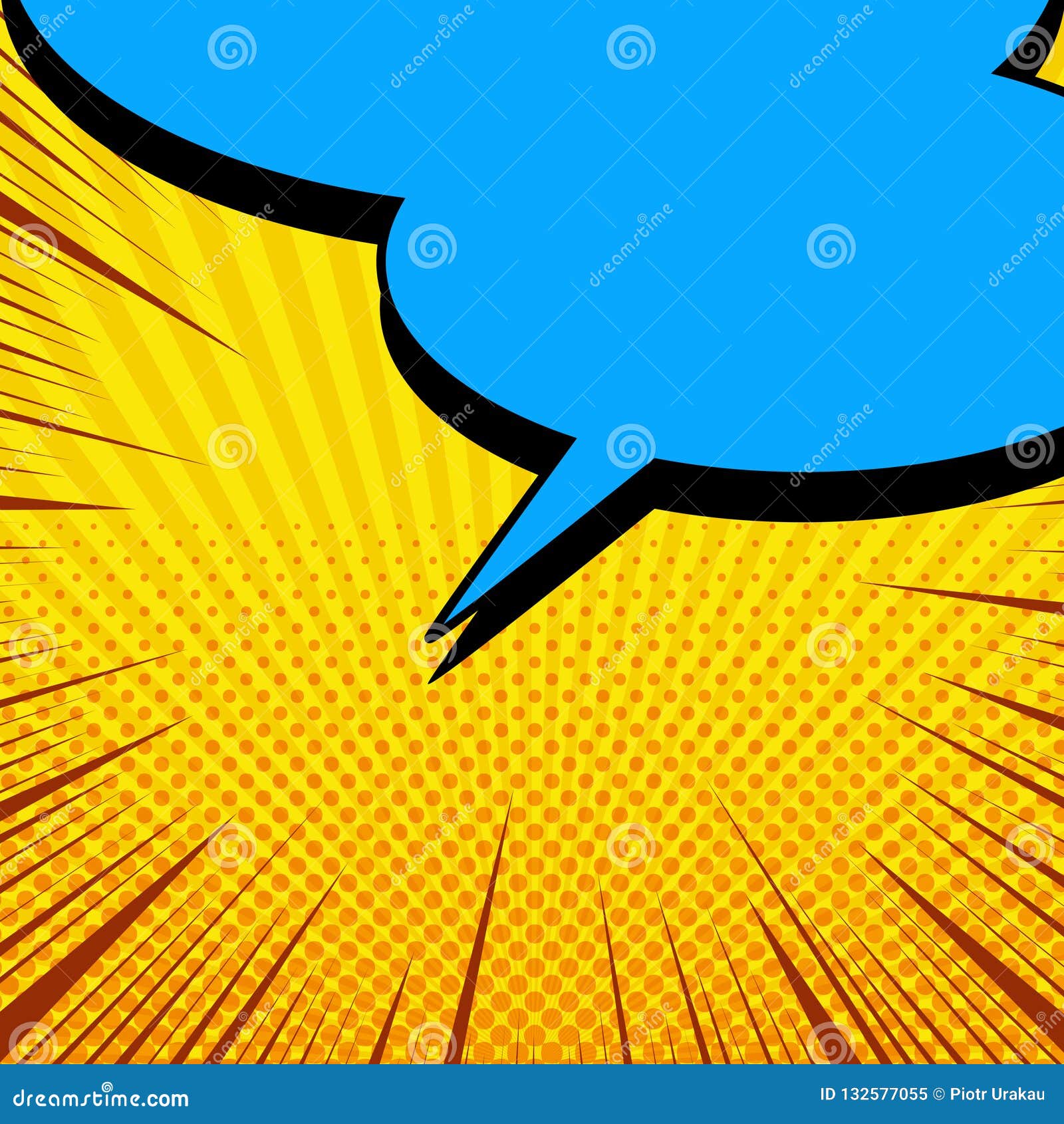 Comic Book Page Dynamic Template Stock Vector - Illustration of ...