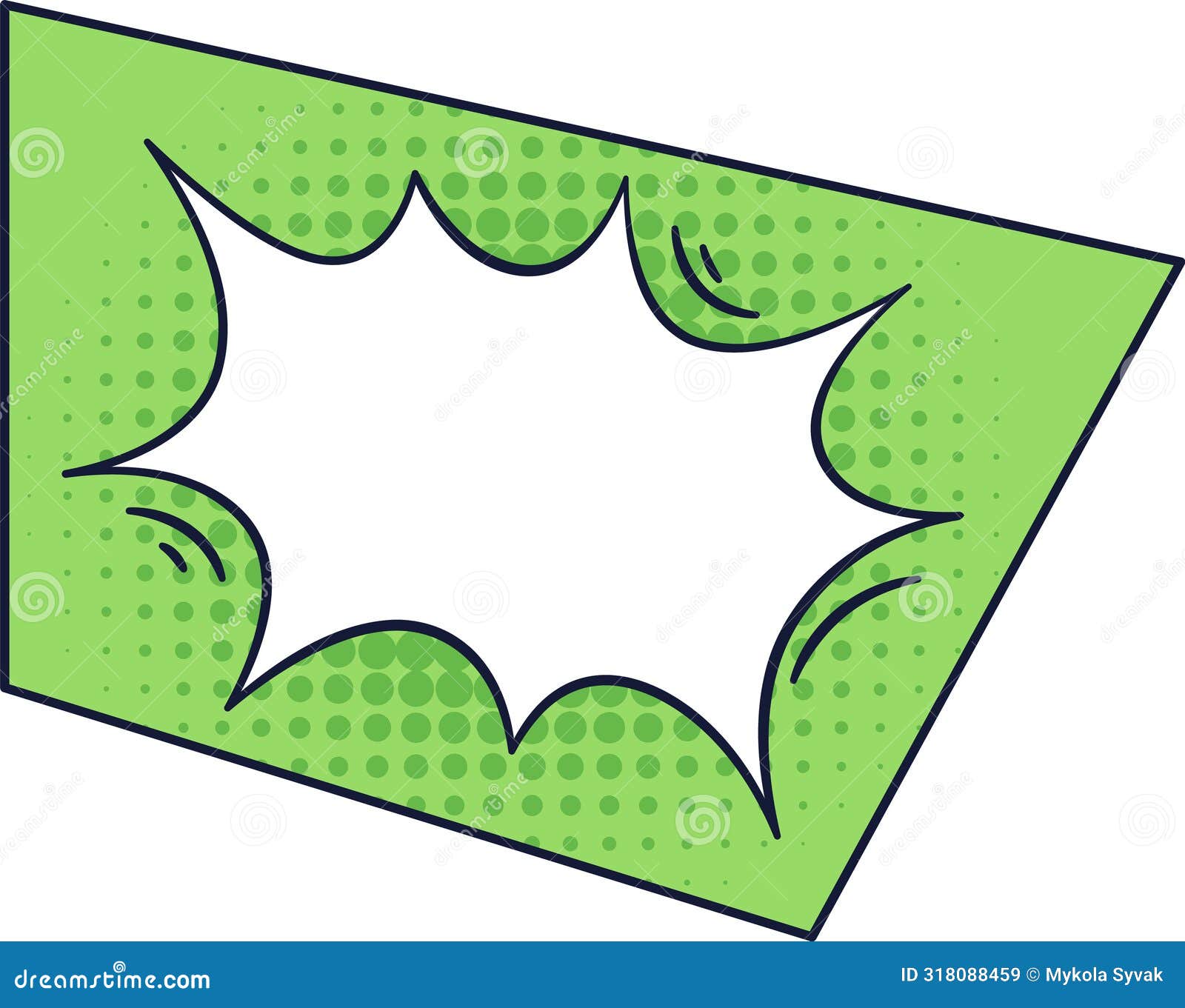 Comic Book Page Explosion Template Stock Vector - Illustration of ...