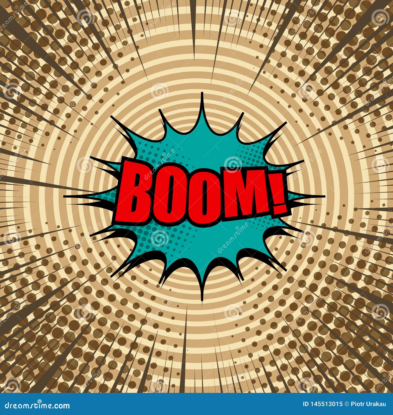 Comic Book Page Explosive Concept Stock Vector - Illustration of design ...