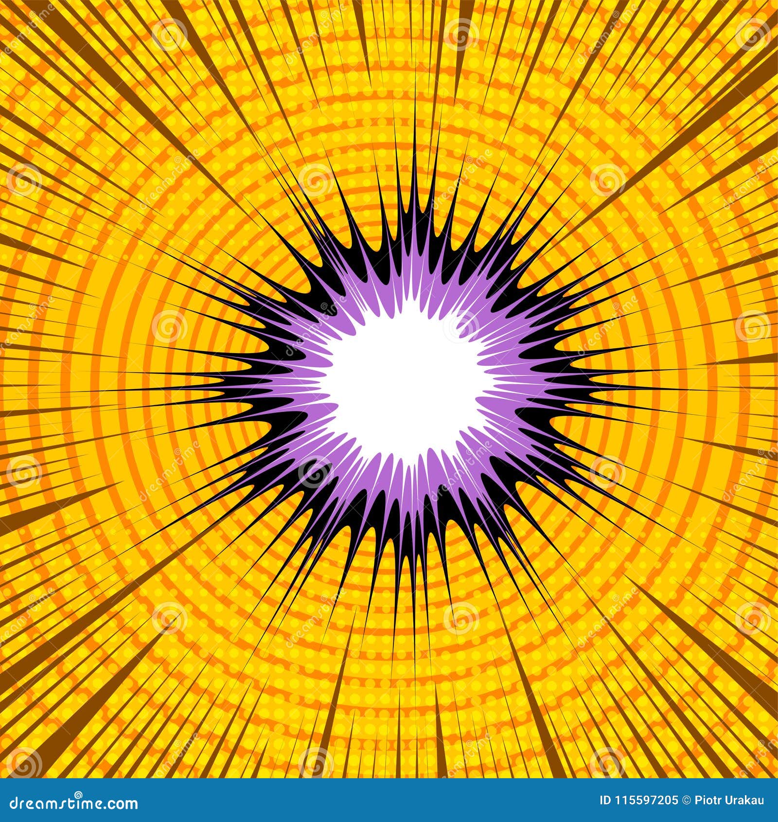 Comic Book Page Light Background Stock Vector - Illustration of ...