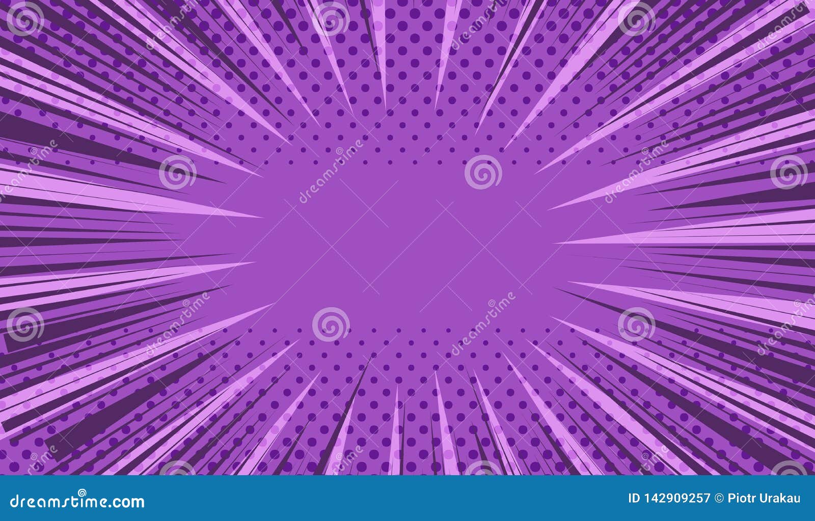 Comic Book Page Purple Concept Stock Vector - Illustration of explosive ...