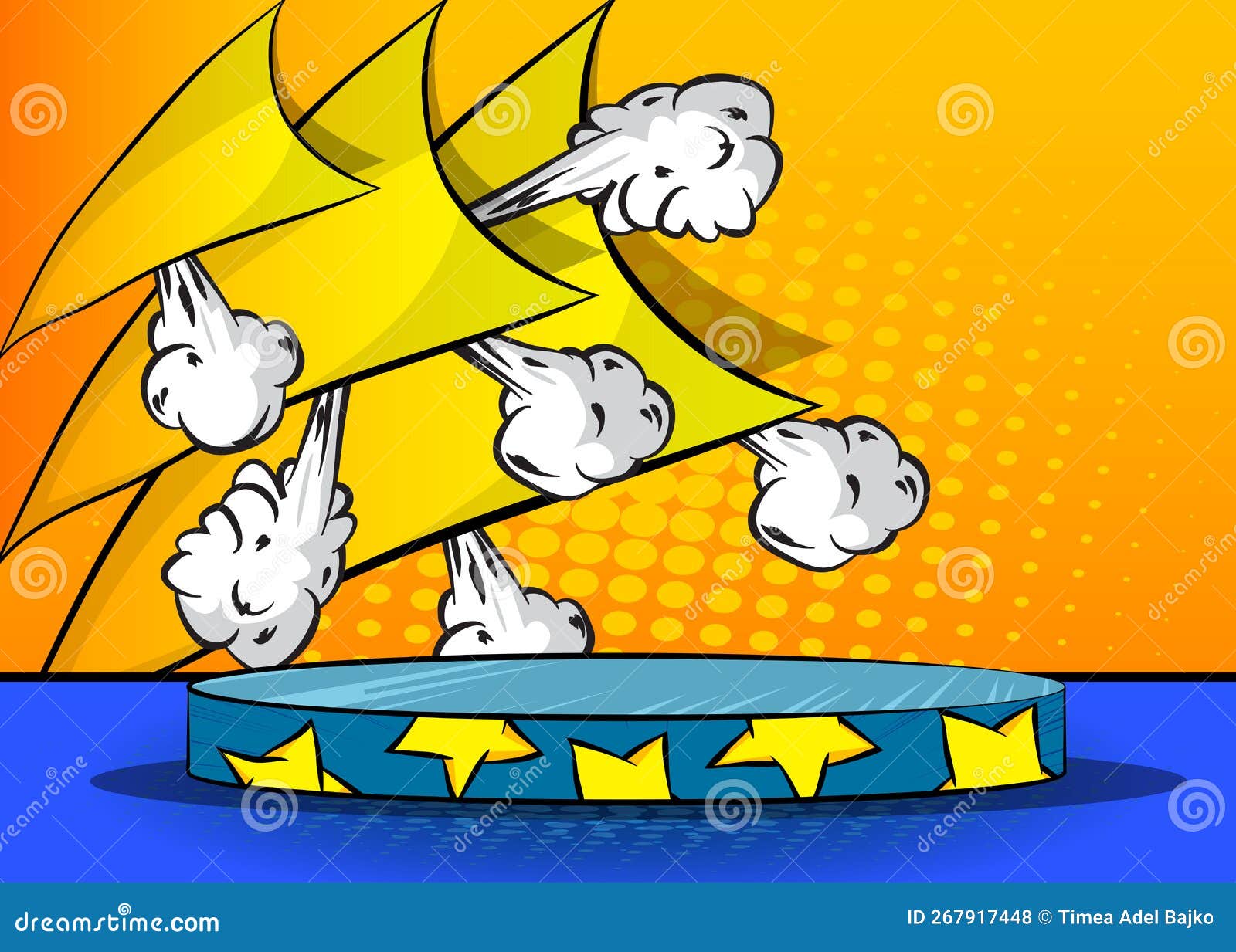 Comic Book Product Podium Stage for Mockup Presentation. Comics ...