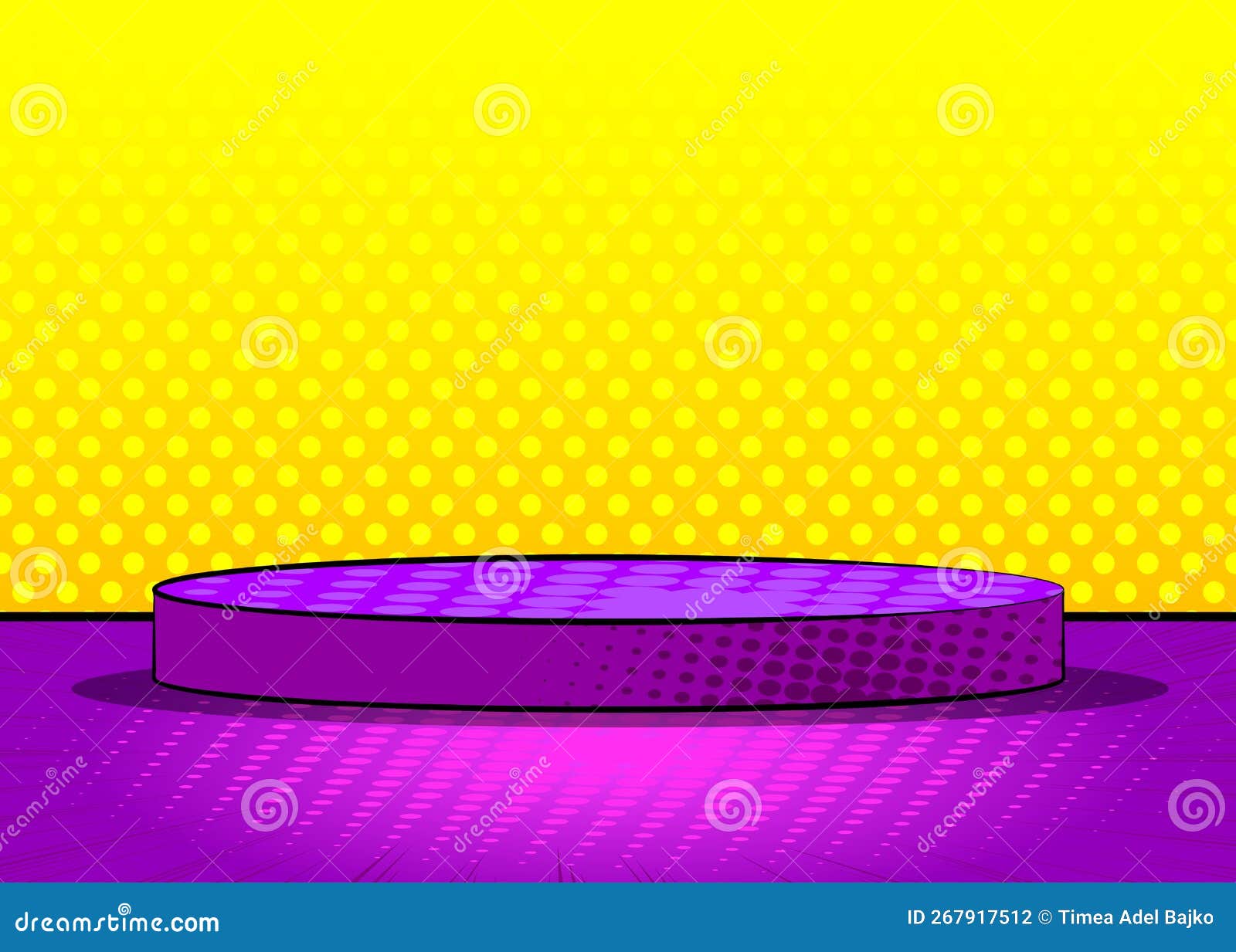 Comic Book Product Podium Stage for Mockup Presentation. Comics ...