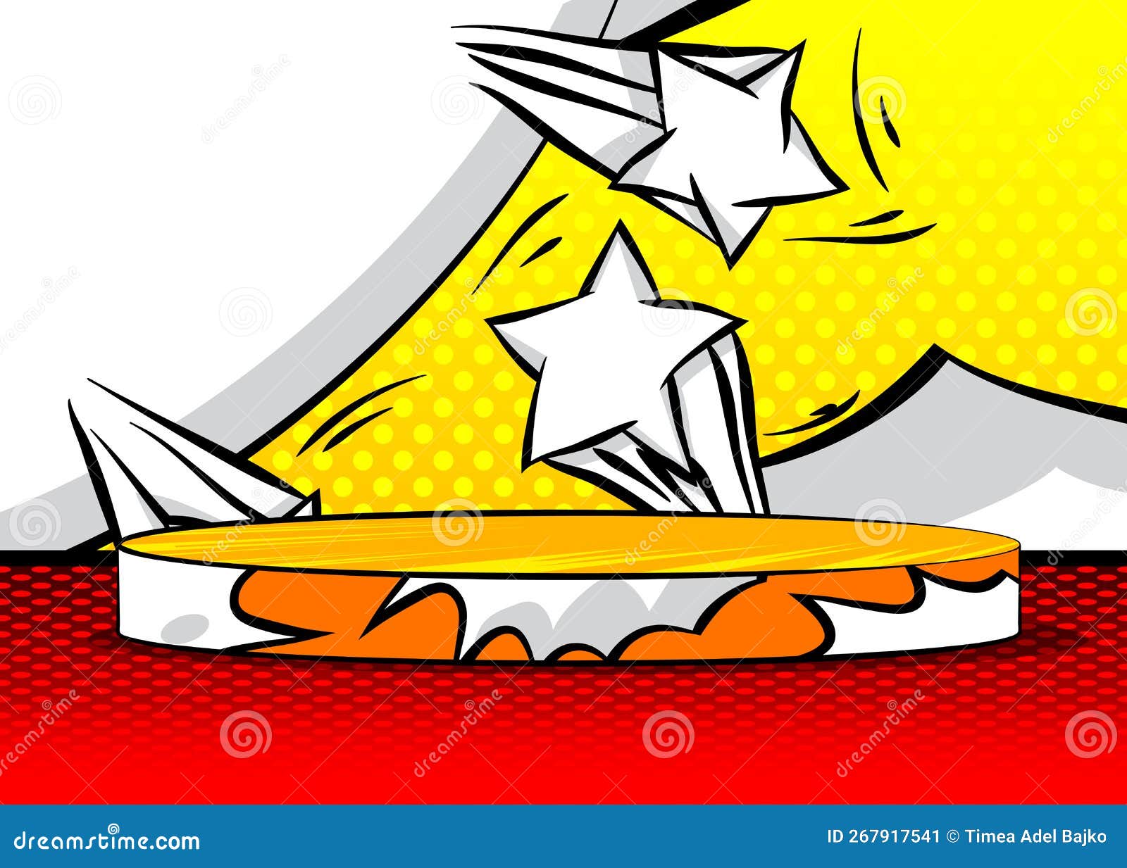 Comic Book Product Podium Stage for Mockup Presentation. Comics ...