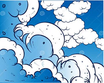Comic book - sky stock vector. Illustration of overcast - 12720623
