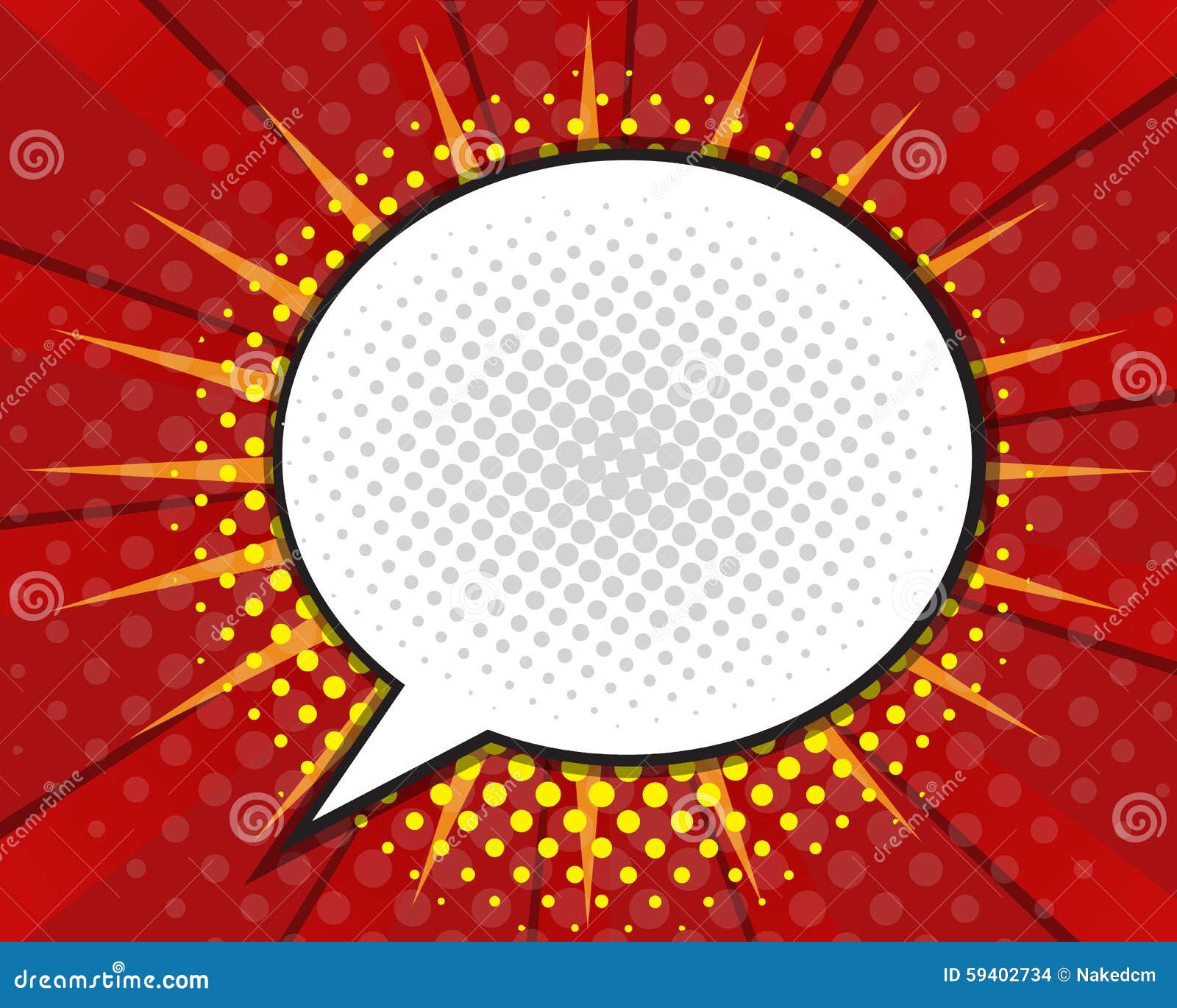 Comic Book Speech Bubble,Pop Art Cartoon Stock Illustration ...