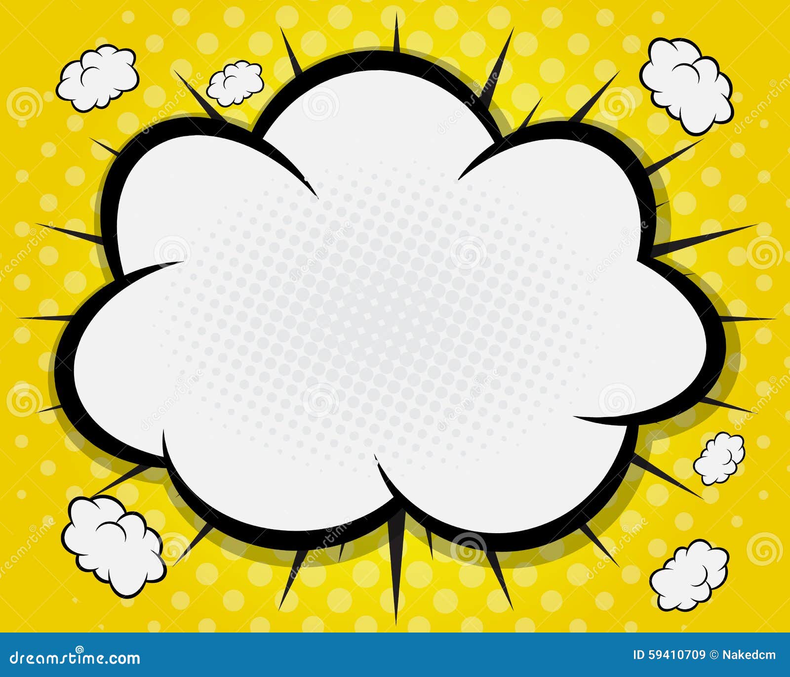 Comic Book Speech Bubble,Pop Art Cartoon Stock Illustration ...