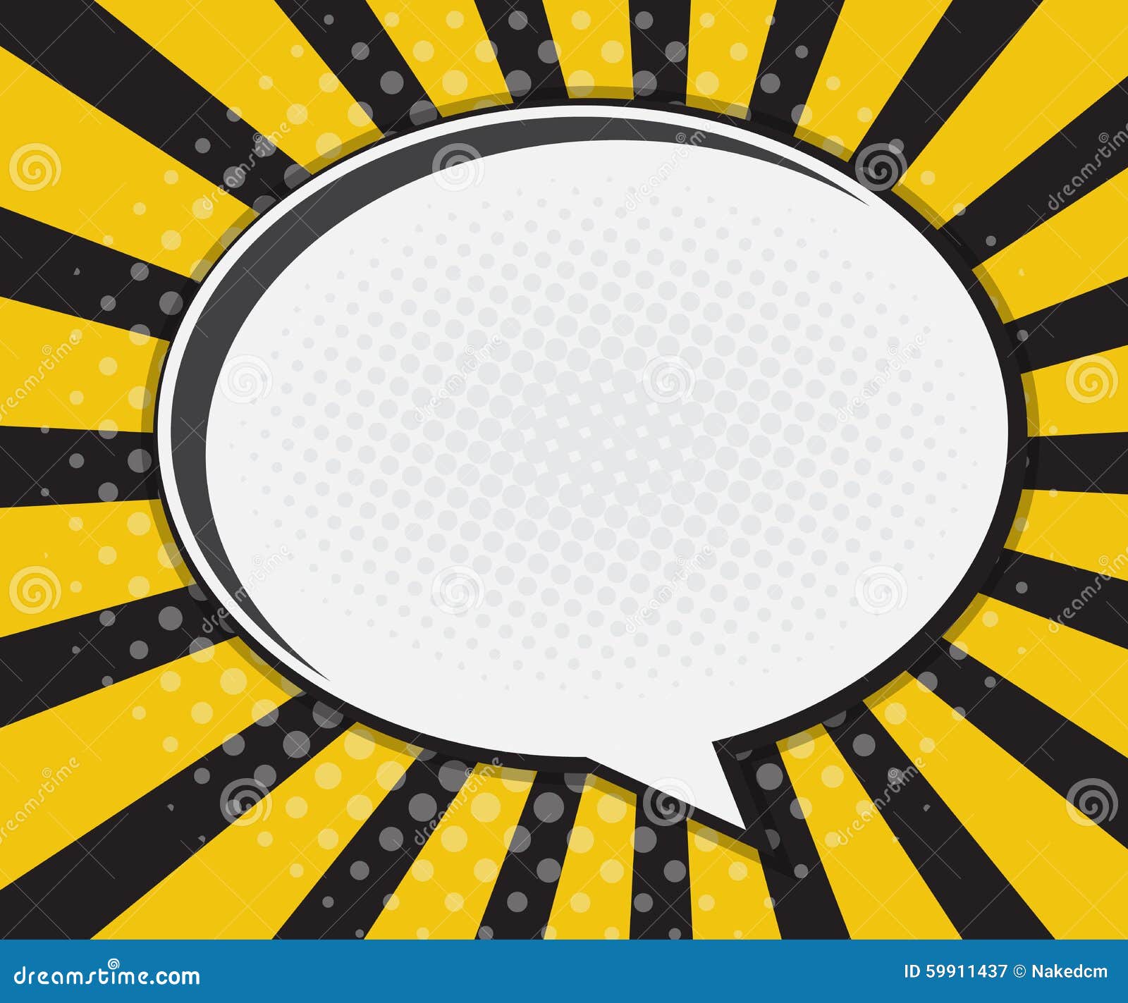 Comic Book Speech Bubble,Pop Art Cartoon Stock Vector - Illustration of ...