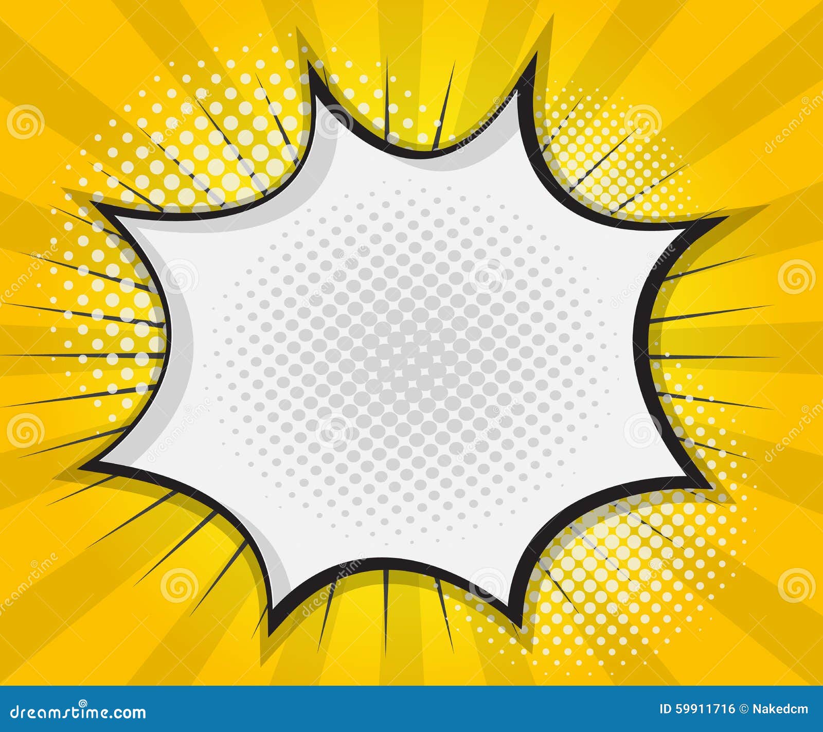 Comic Book Speech Bubble,Pop Art Cartoon Stock Vector - Illustration of ...