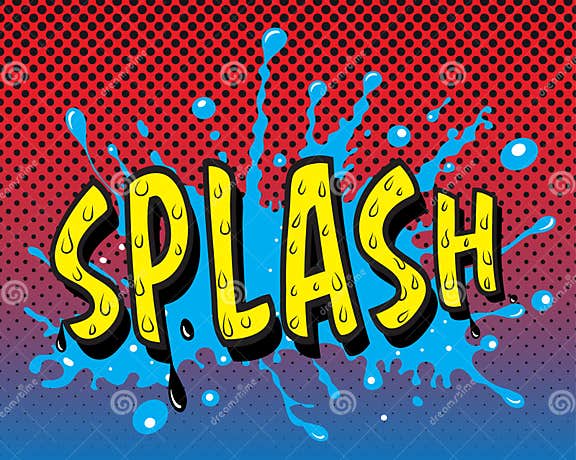 Comic book - Splash stock vector. Illustration of fifties - 10708556