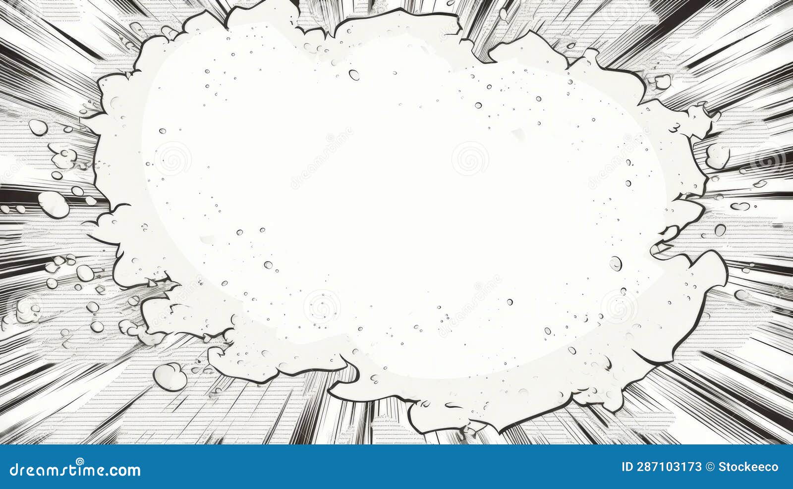 Comic Book Splash Space Vector Illustration Stock Illustration ...