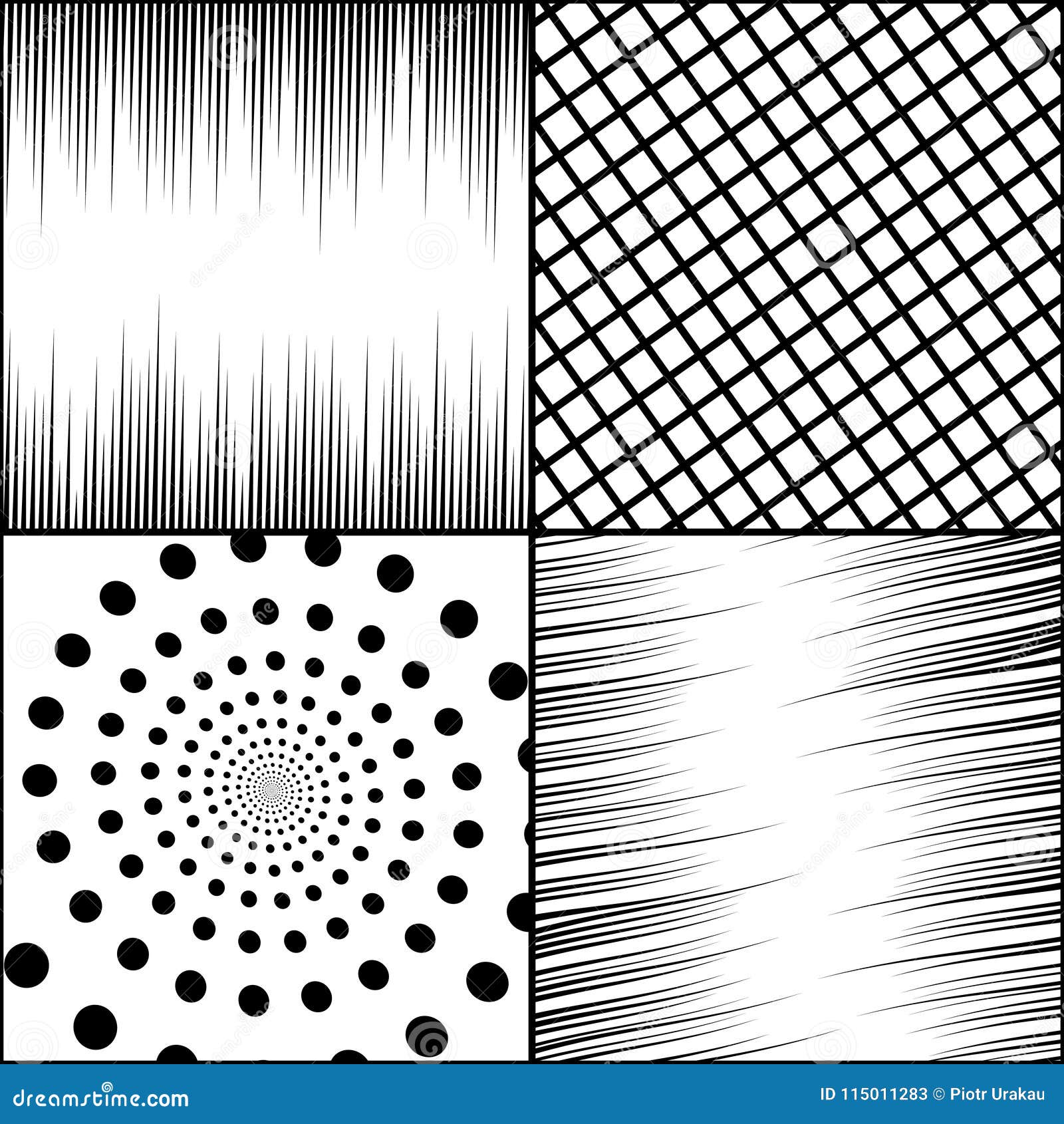 Comic Book Square Monochrome Concept Stock Vector - Illustration of ...