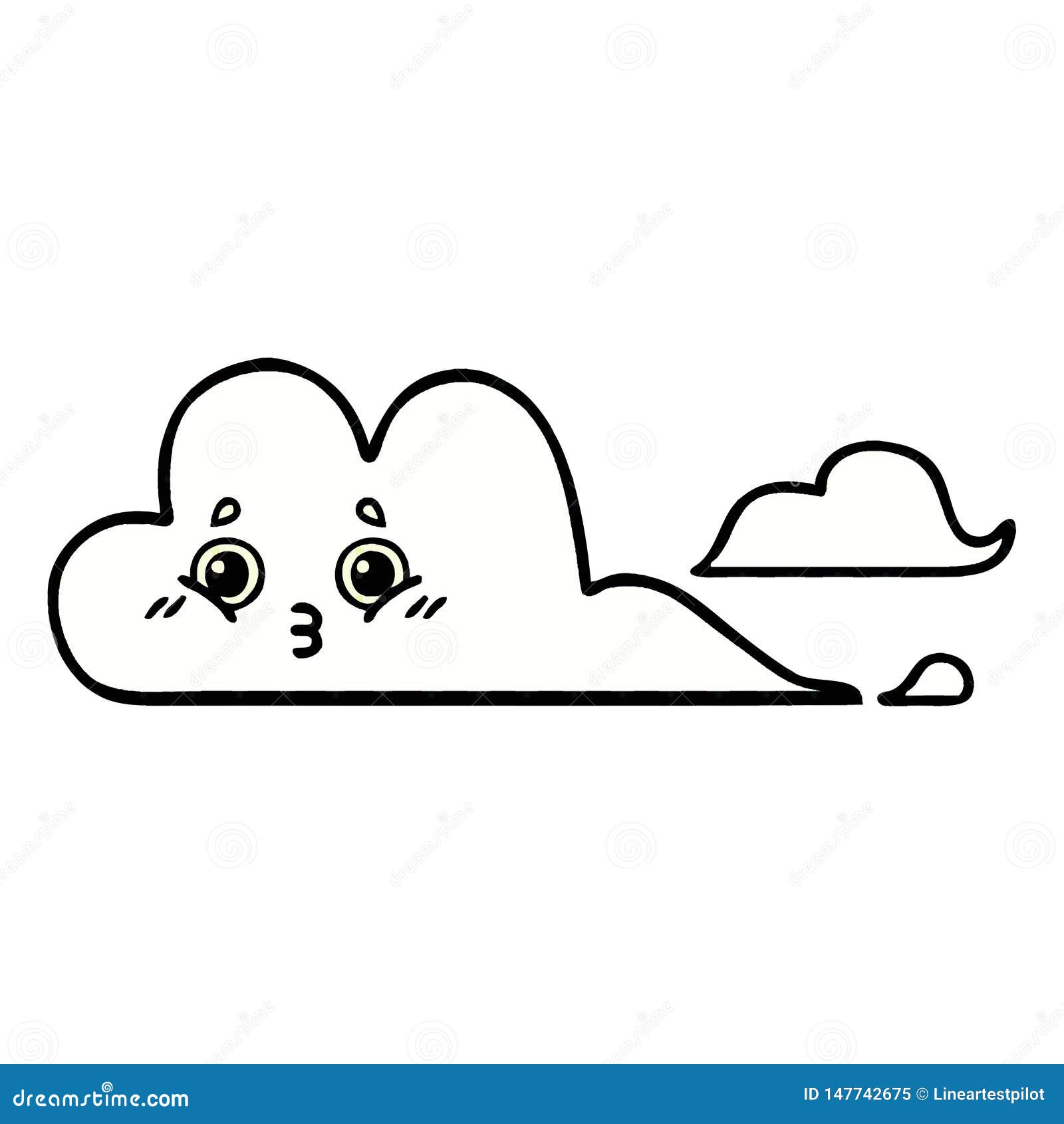 Comic Book Style Cartoon Clouds Stock Vector - Illustration of retro ...