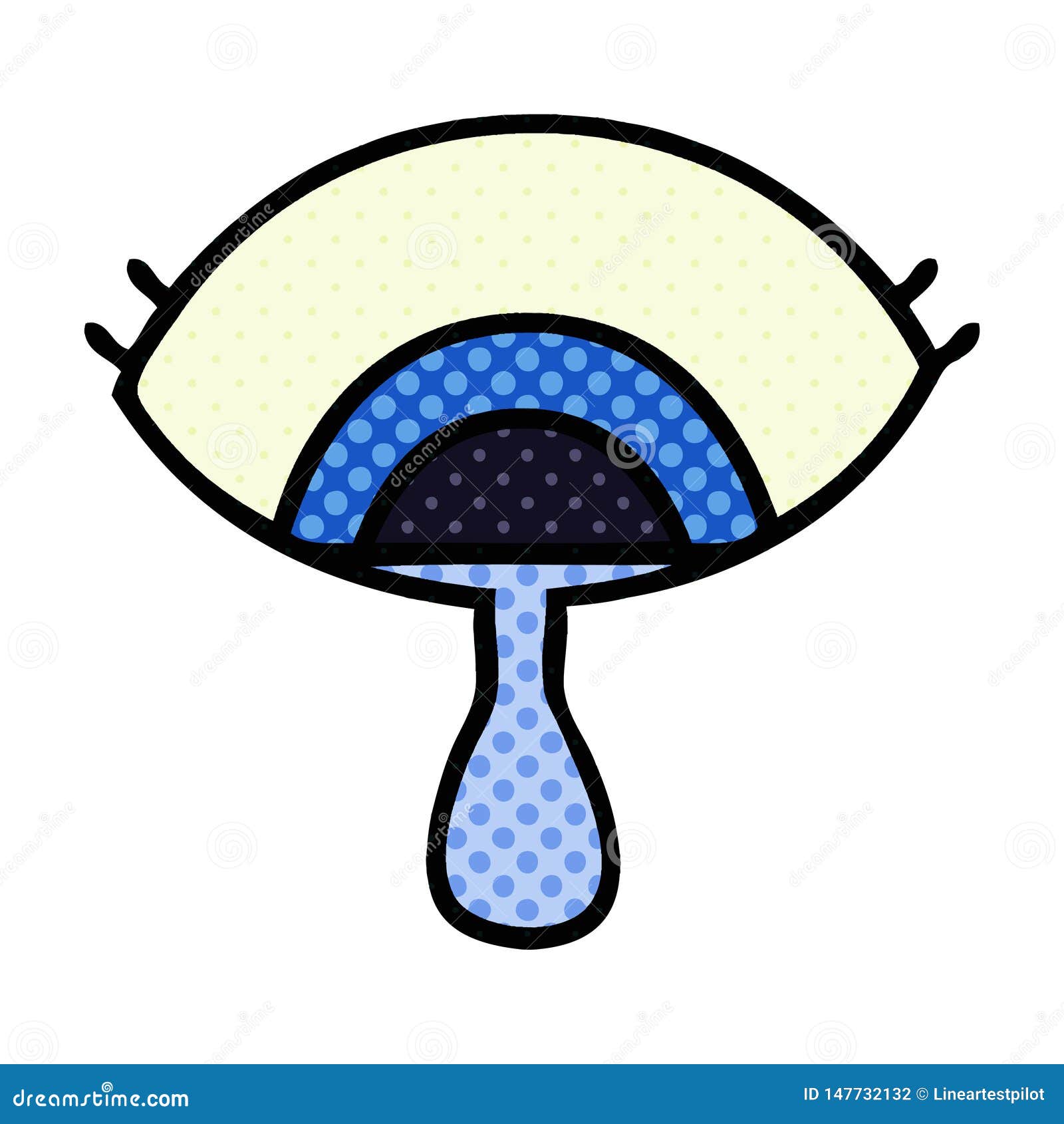 Comic Book Style Cartoon Crying Eye Stock Vector - Illustration of book ...