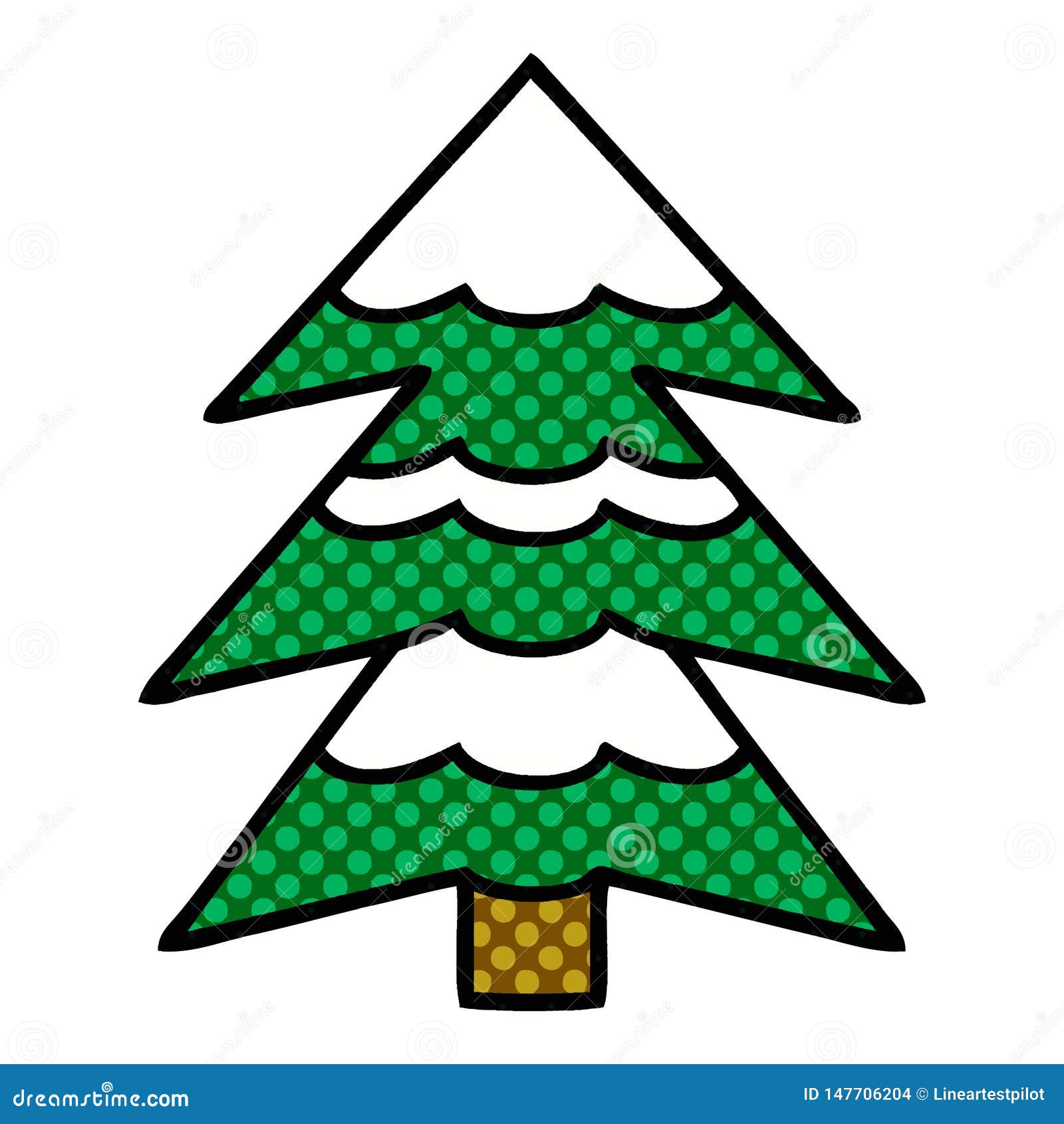 Trees Comic Book Style