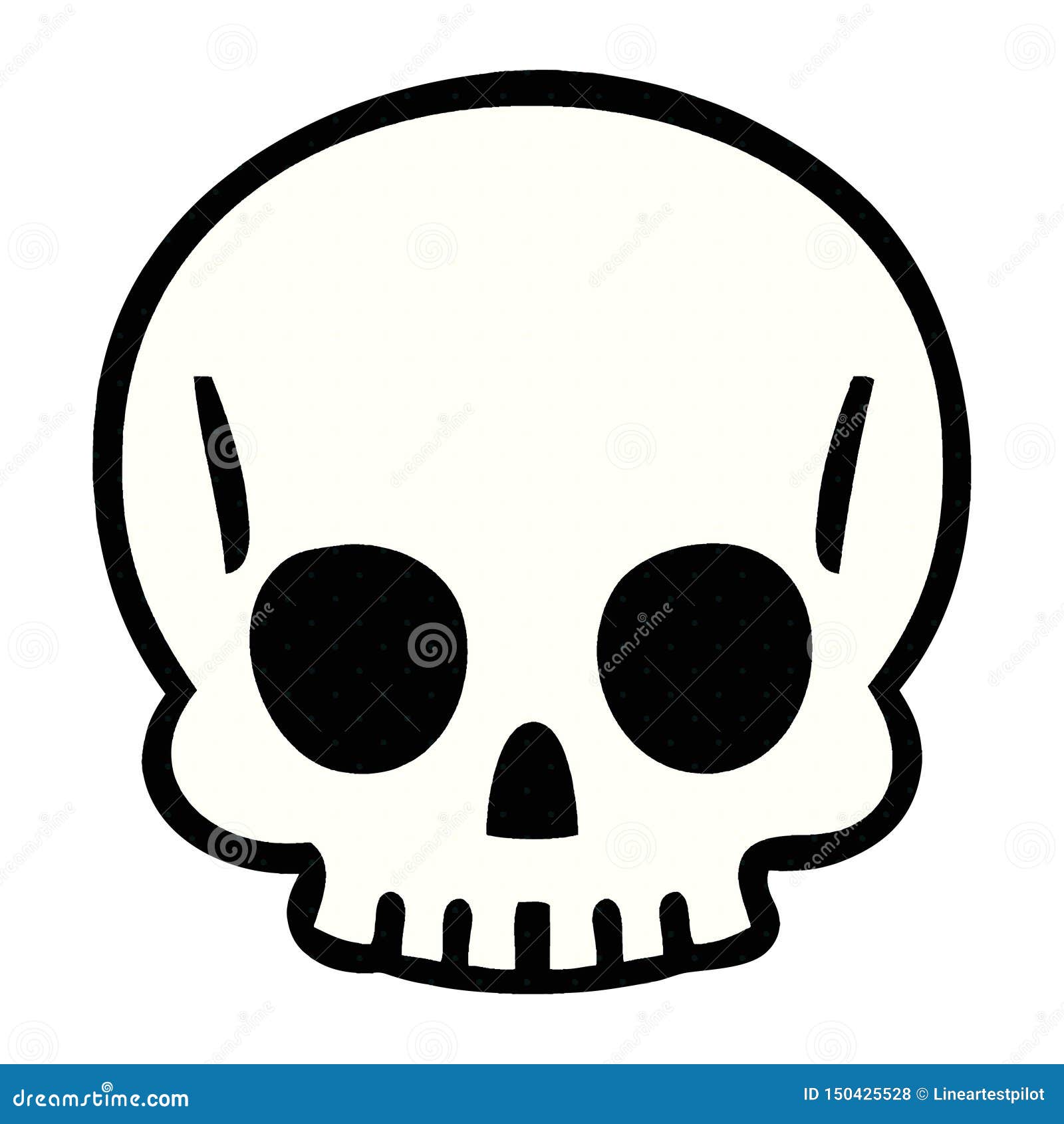 How To Draw A Skull With A Mohawk