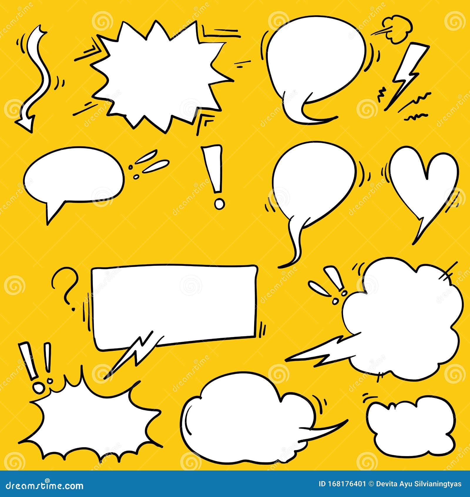 Comic Book Text Speech Bubble in Pop Art Style. Halftone Background ...