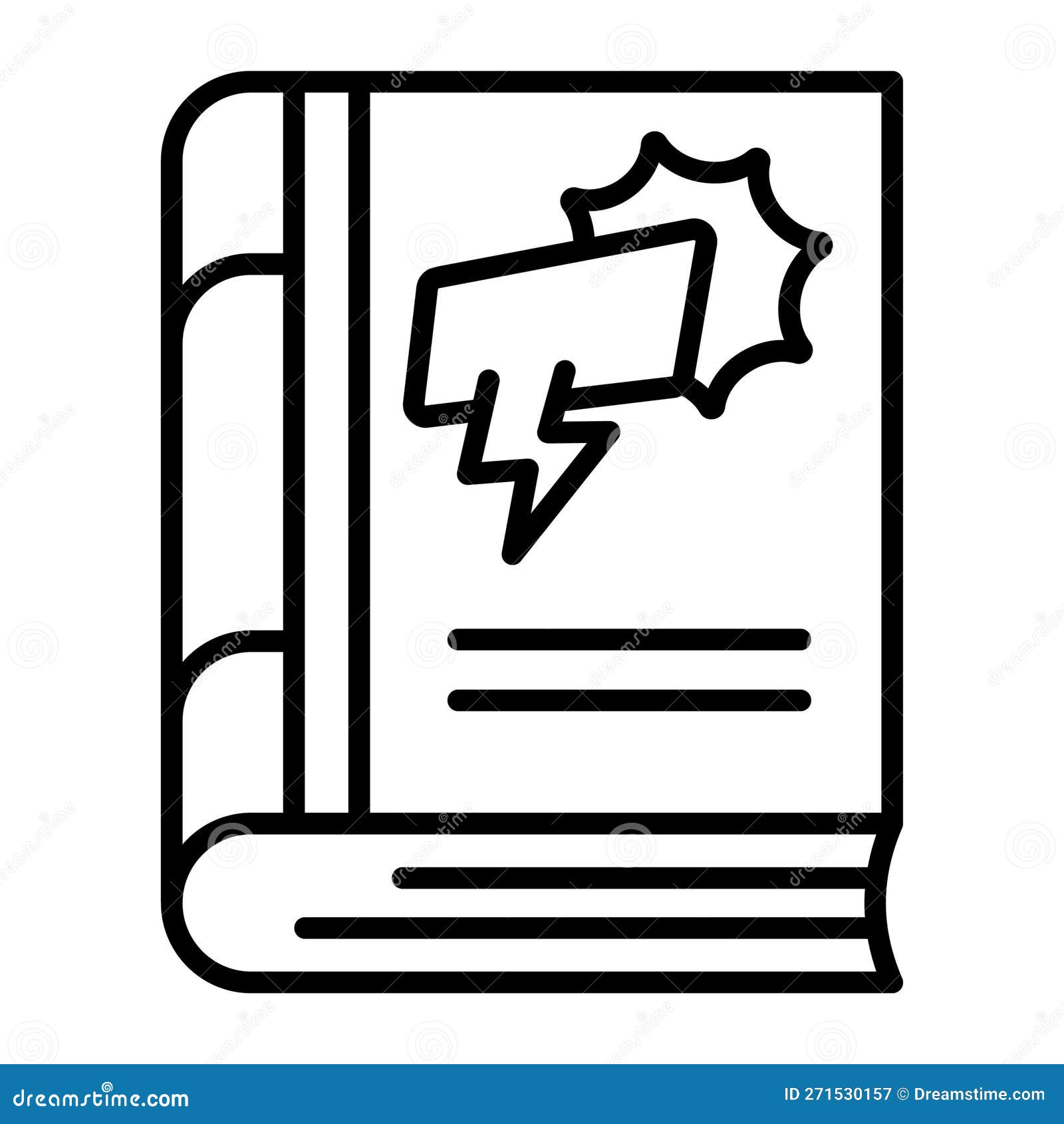 Comic Book Vector Design in Modern and Trendy Style, Editable Icon ...