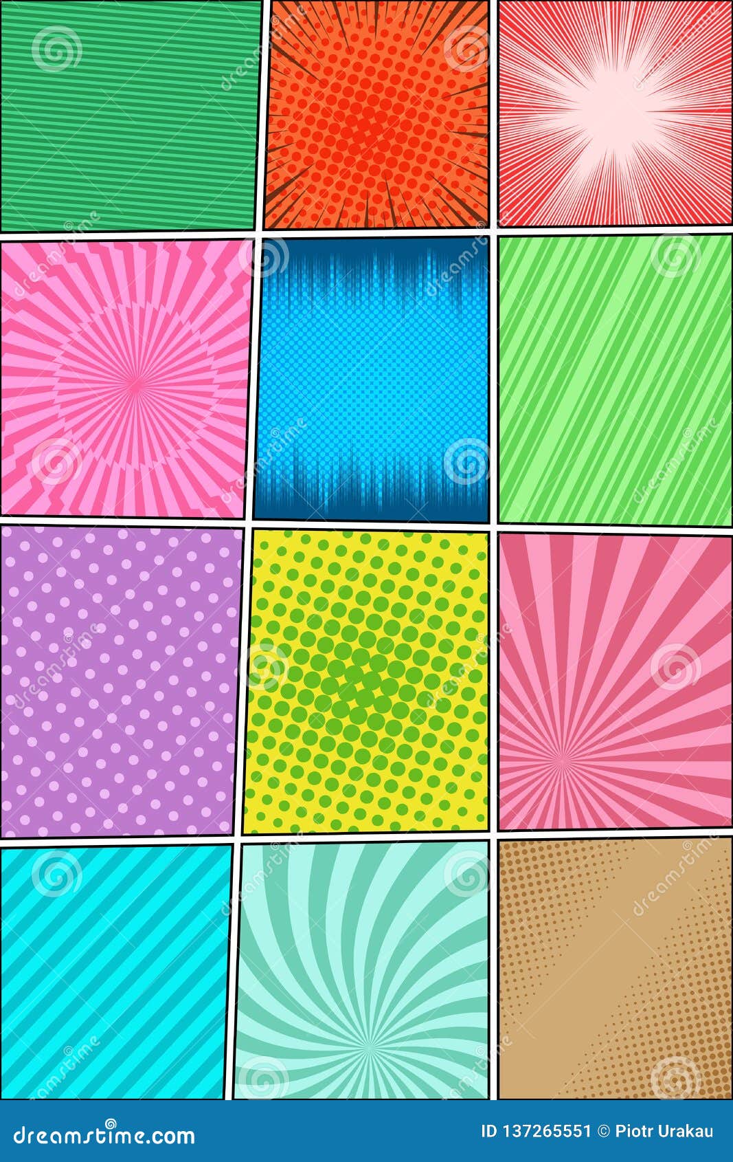 Comic Book Vertical Composition Stock Vector - Illustration of layout ...