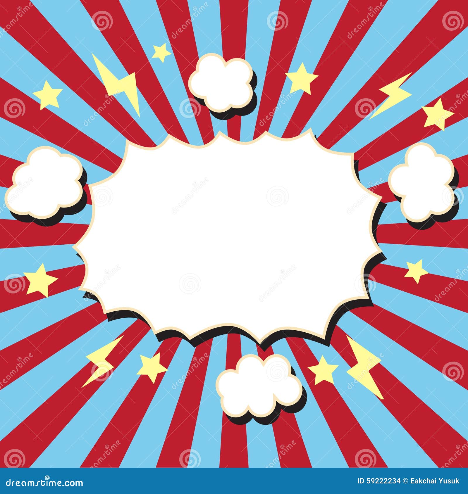 Comic,boom bubble stock vector. Illustration of comic - 59222234