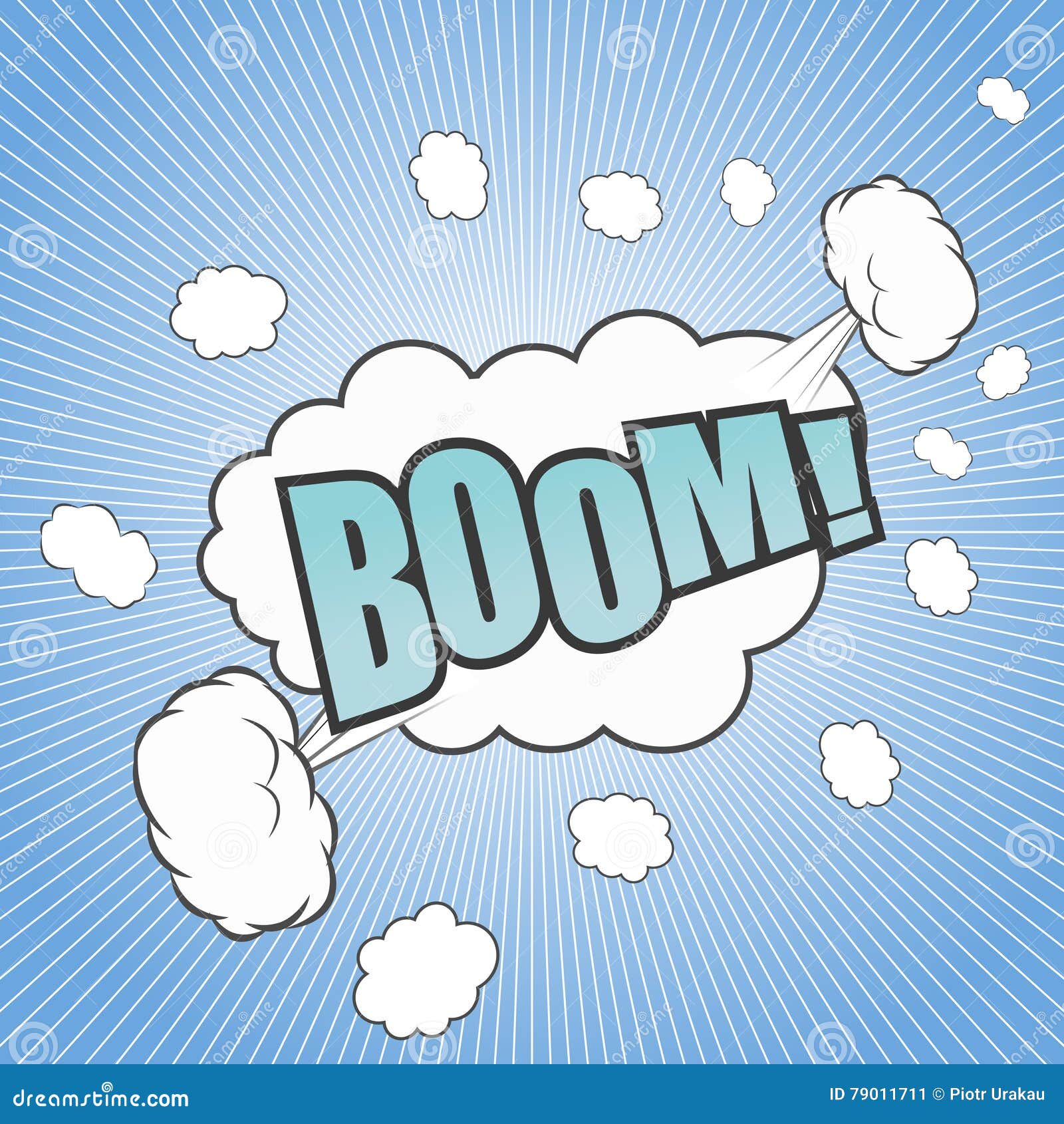 Boom Cartoon Comic Bubble Expression Royalty-Free Stock Photo ...