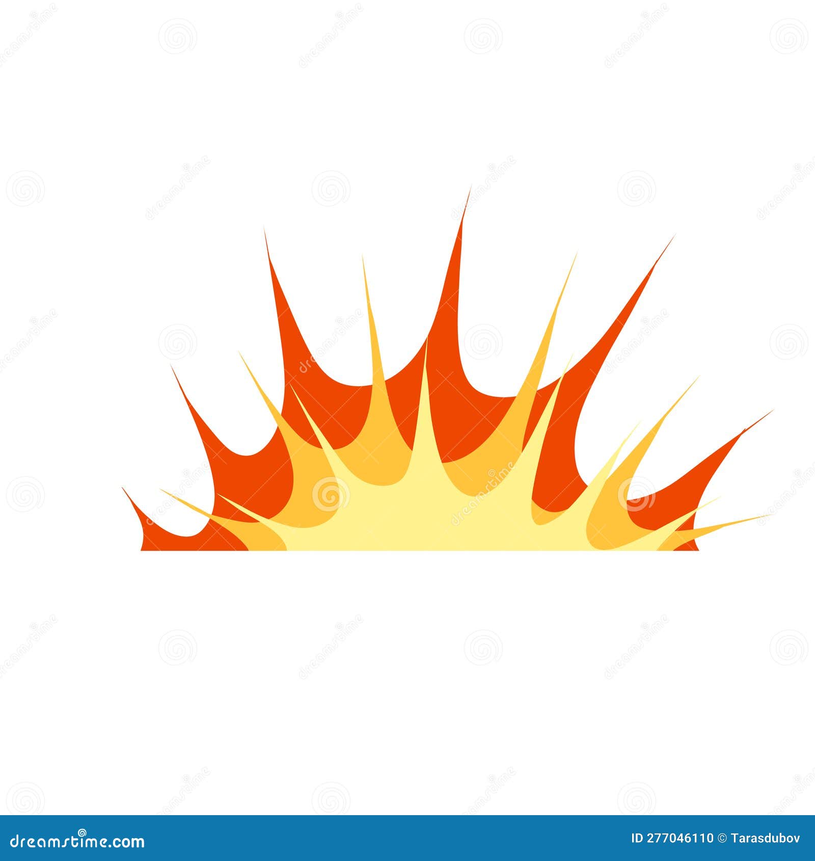 Comic Boom Explosion. Big Cartoon Fireball Stock Vector - Illustration ...