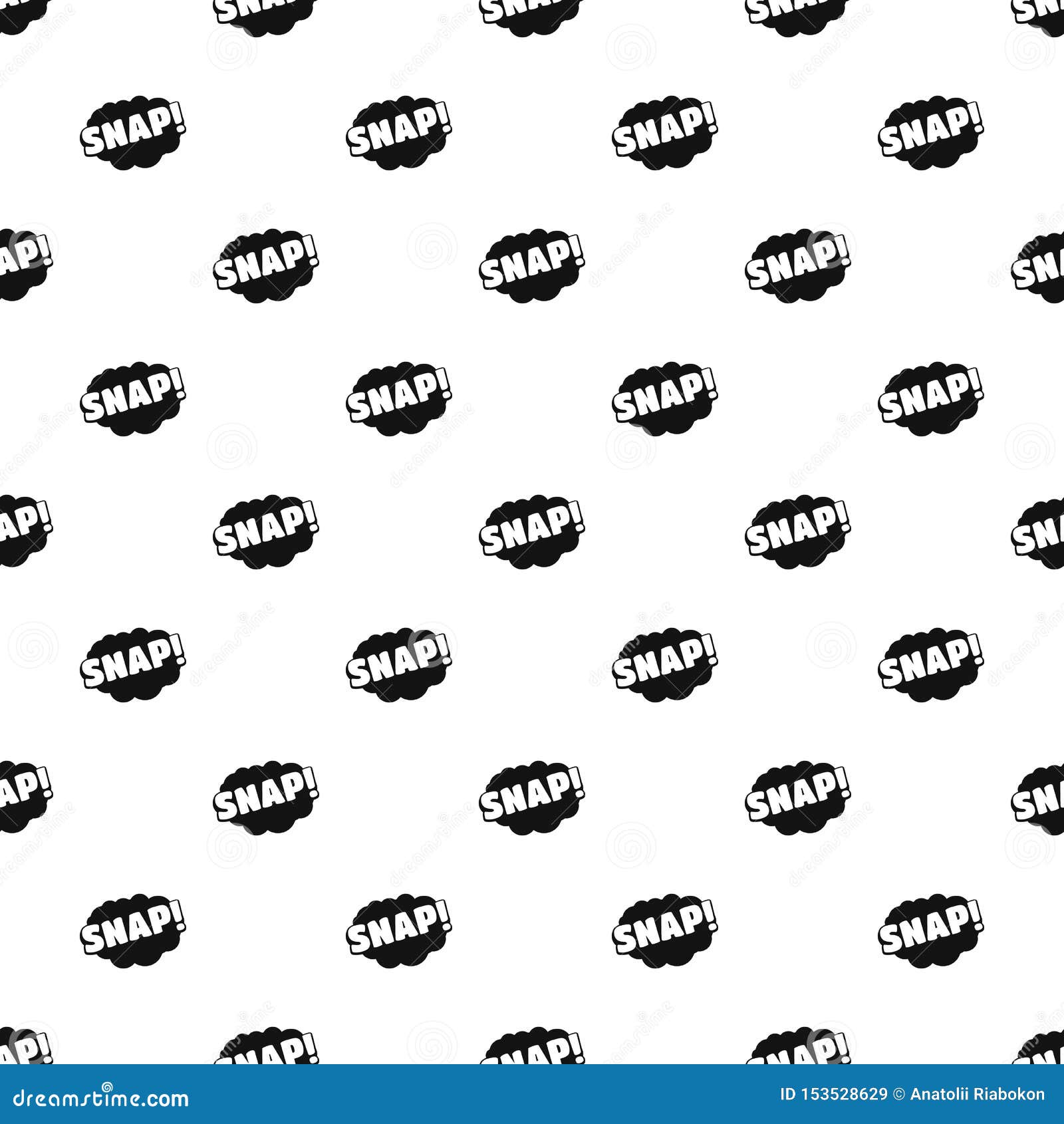 Comic Boom Snap Pattern Seamless Vector Stock Vector - Illustration of ...