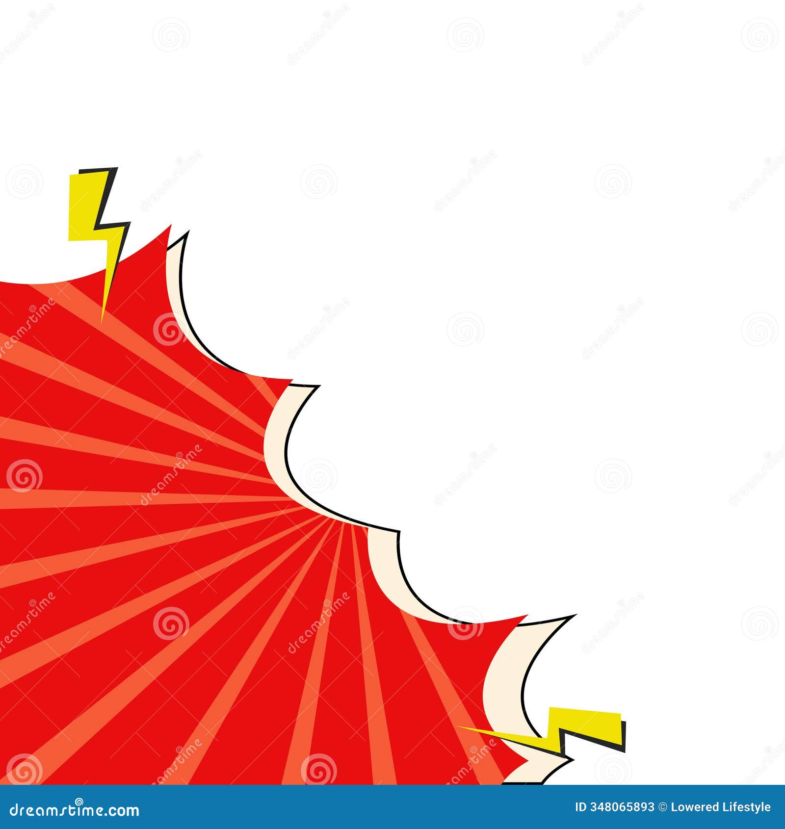 Comic Border Effect stock illustration. Illustration of halftone ...