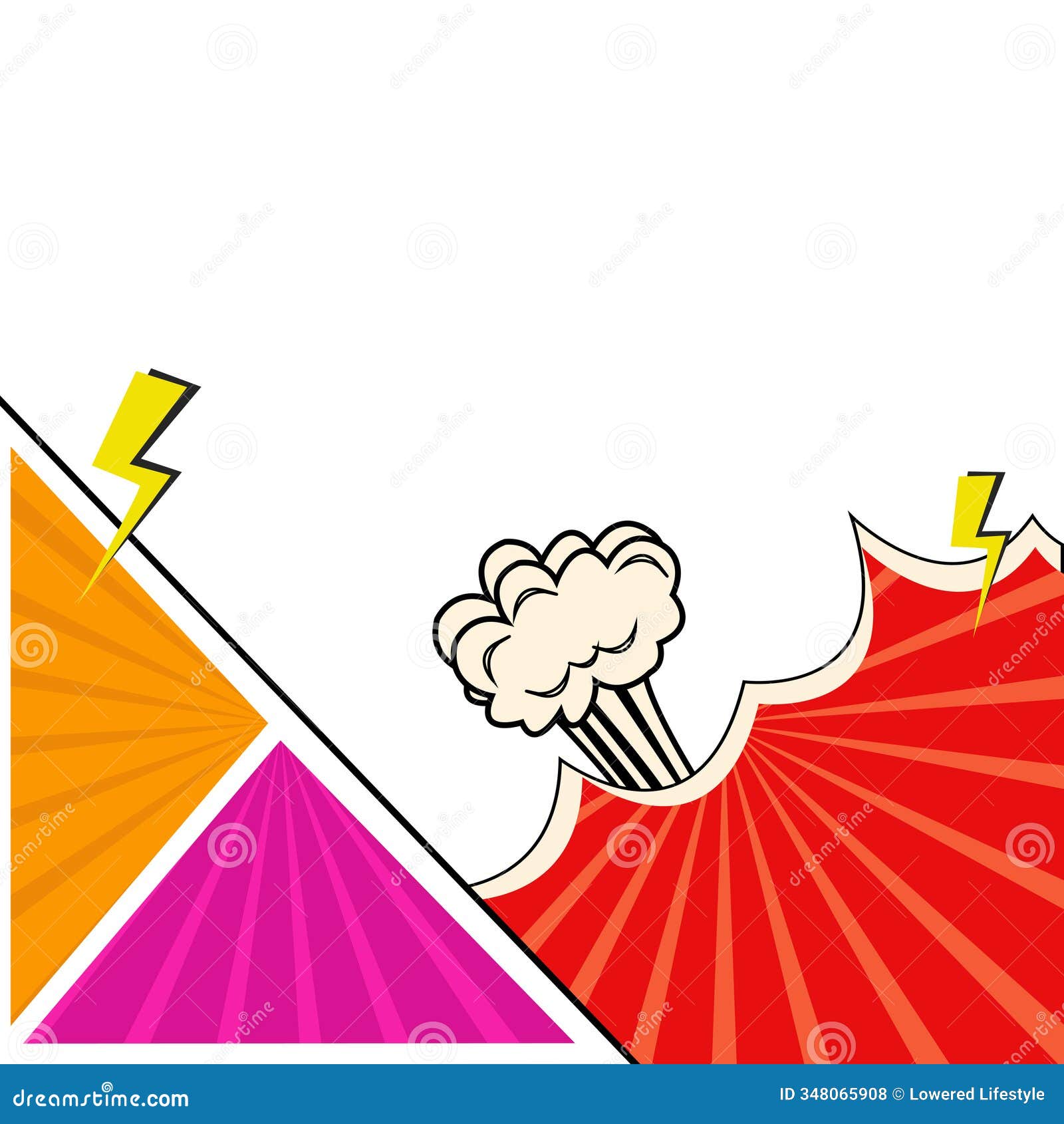 Comic Border Effect stock illustration. Illustration of ornament - 348065908