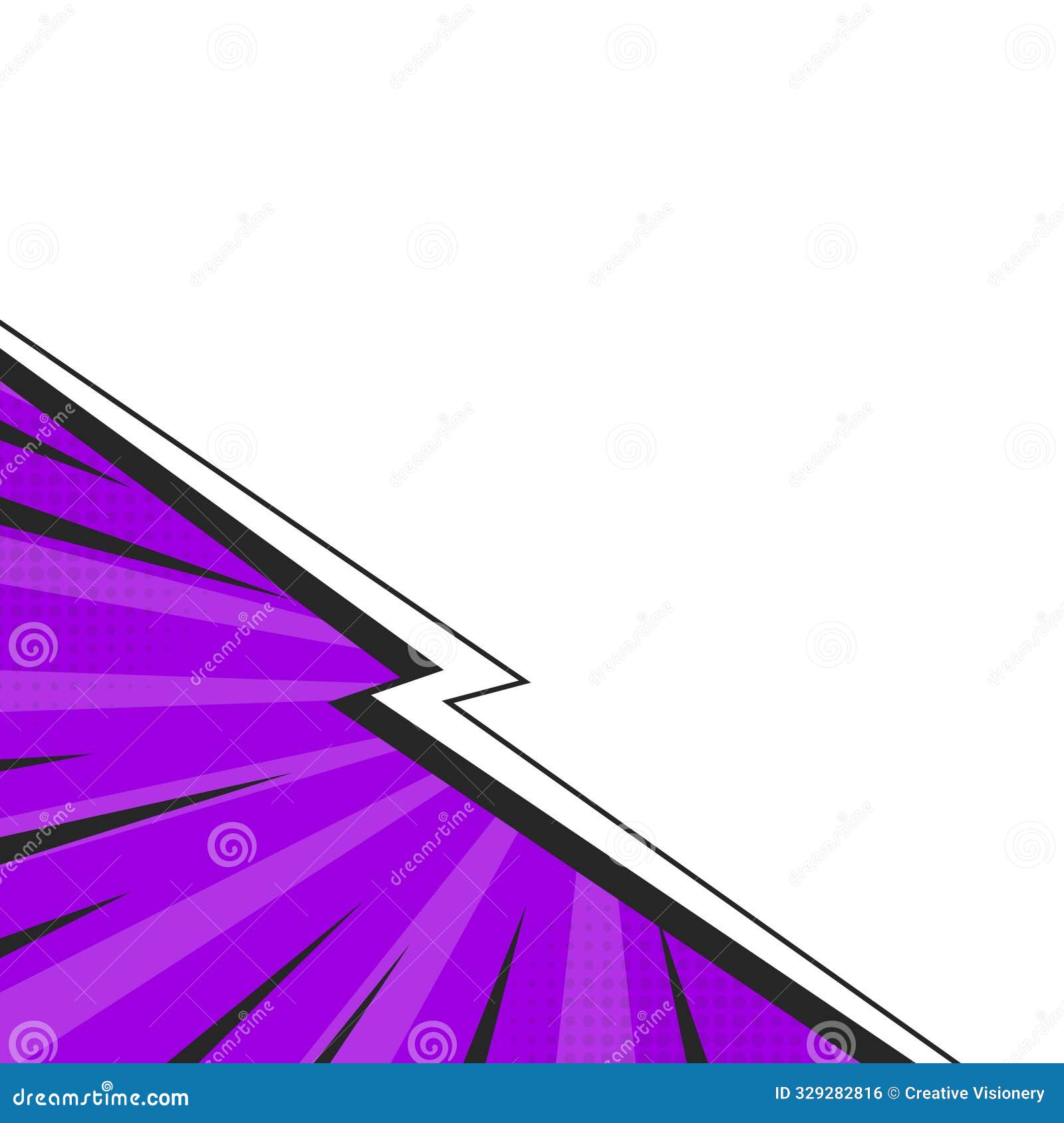 Comic Border Effect stock vector. Illustration of frame - 329282816