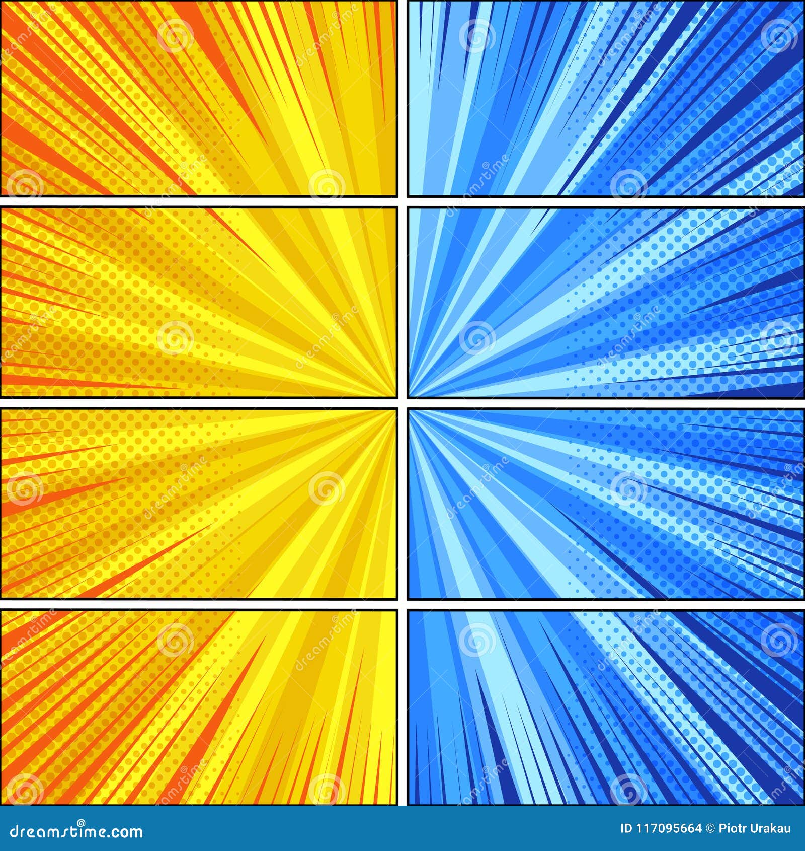 Comic Bright Dynamic Concept Stock Vector - Illustration of effect ...