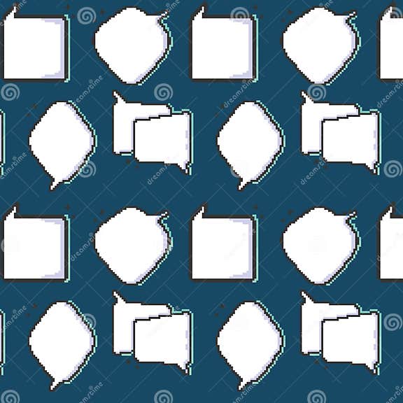 Comic Bubble Chat Pattern Background Vector Stock Vector - Illustration ...