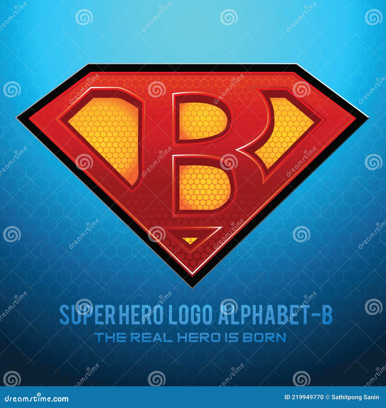 Superman Letter B