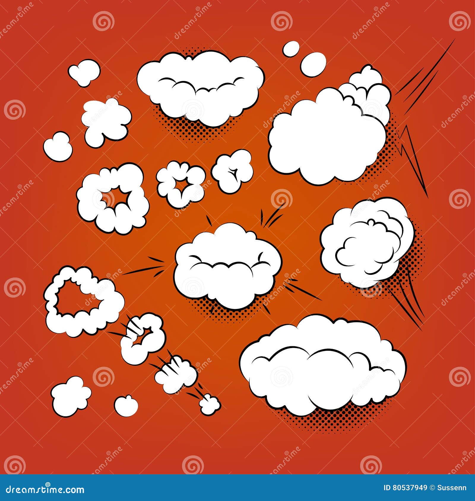 Comic Bubbles Bubbles stock vector. Illustration of drawing - 80537949