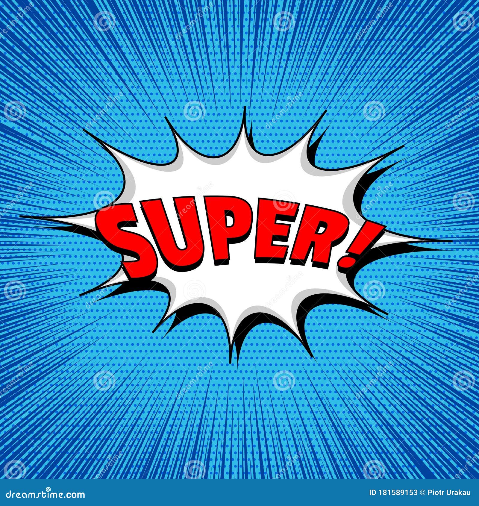 Comic Burst Dynamic Concept Stock Vector - Illustration of book, bright ...