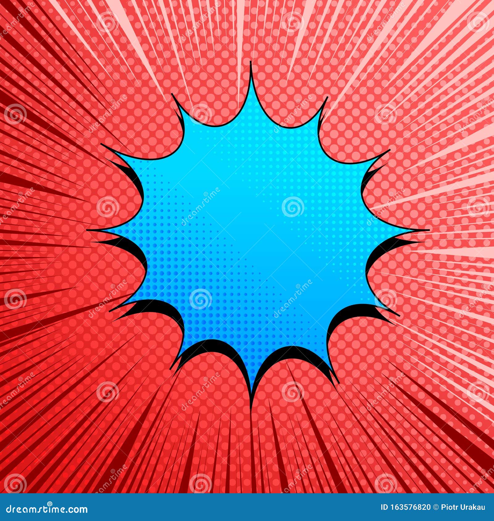 Comic Burst and Explosive Background Stock Vector - Illustration of ...