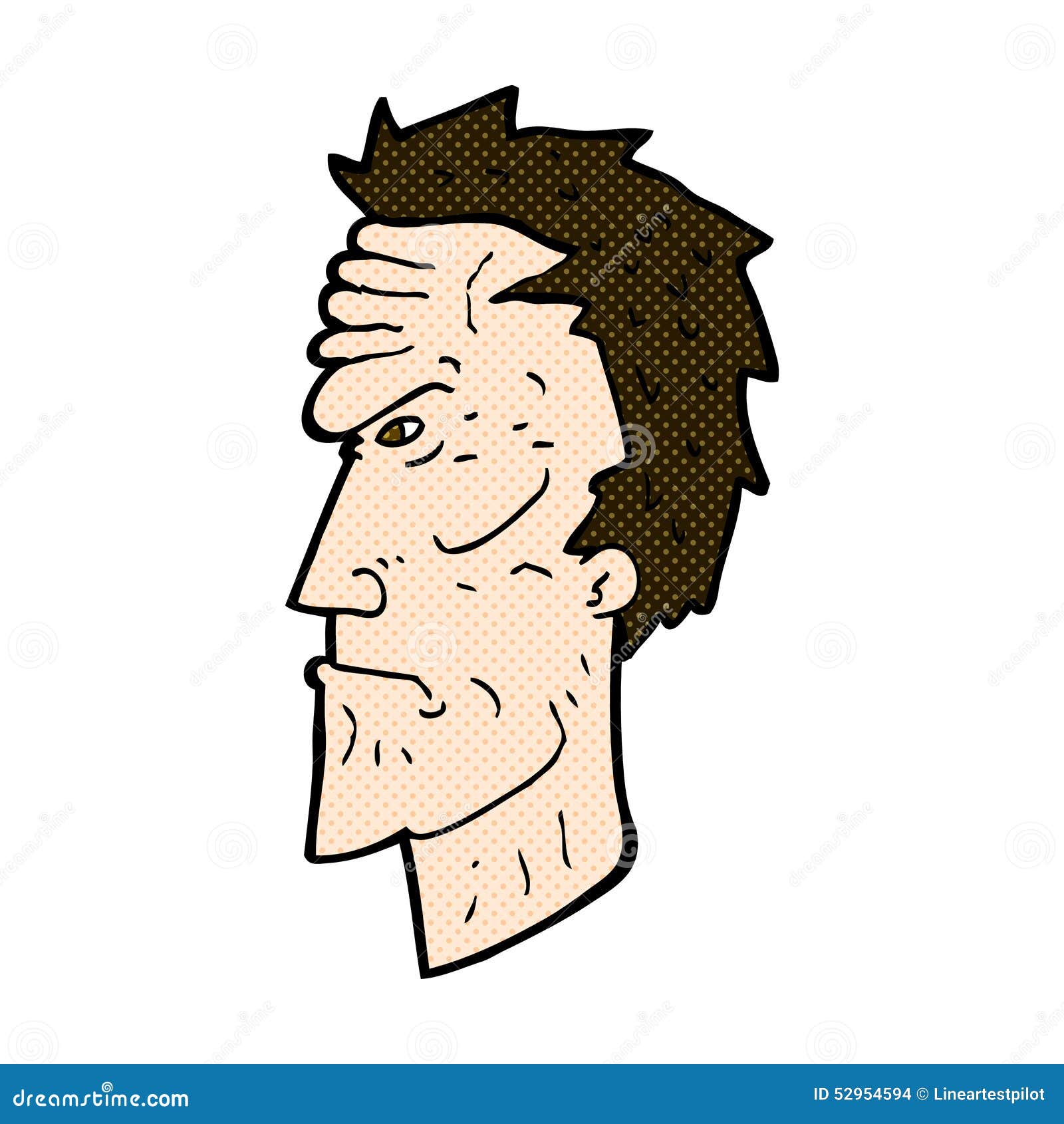 Comic Cartoon Angry Face Royalty-Free Stock Image | CartoonDealer.com ...