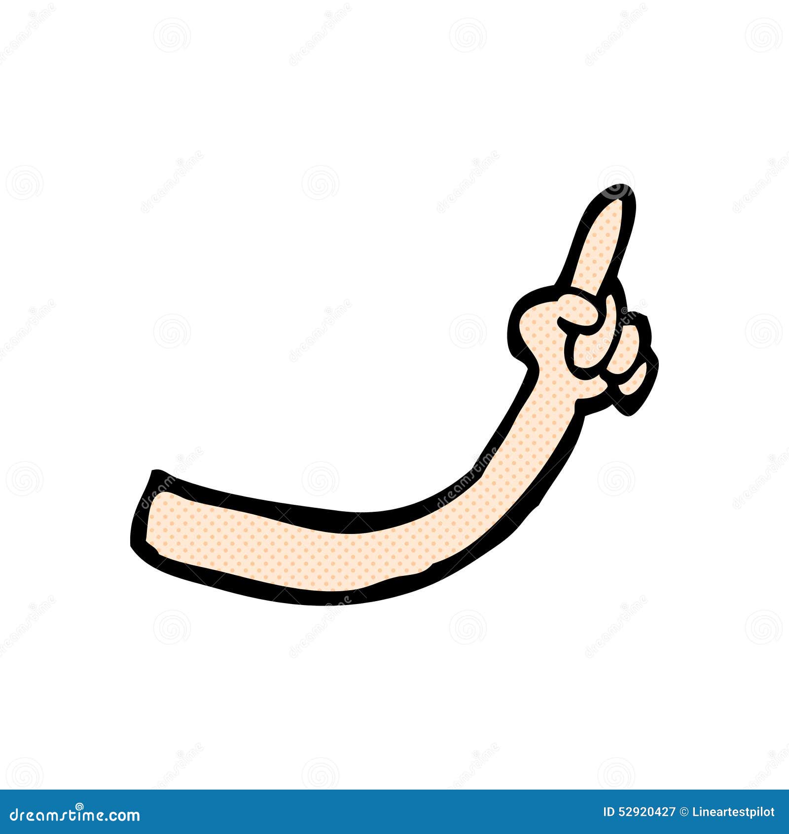 Comic cartoon arm stock illustration. Illustration of traditional ...