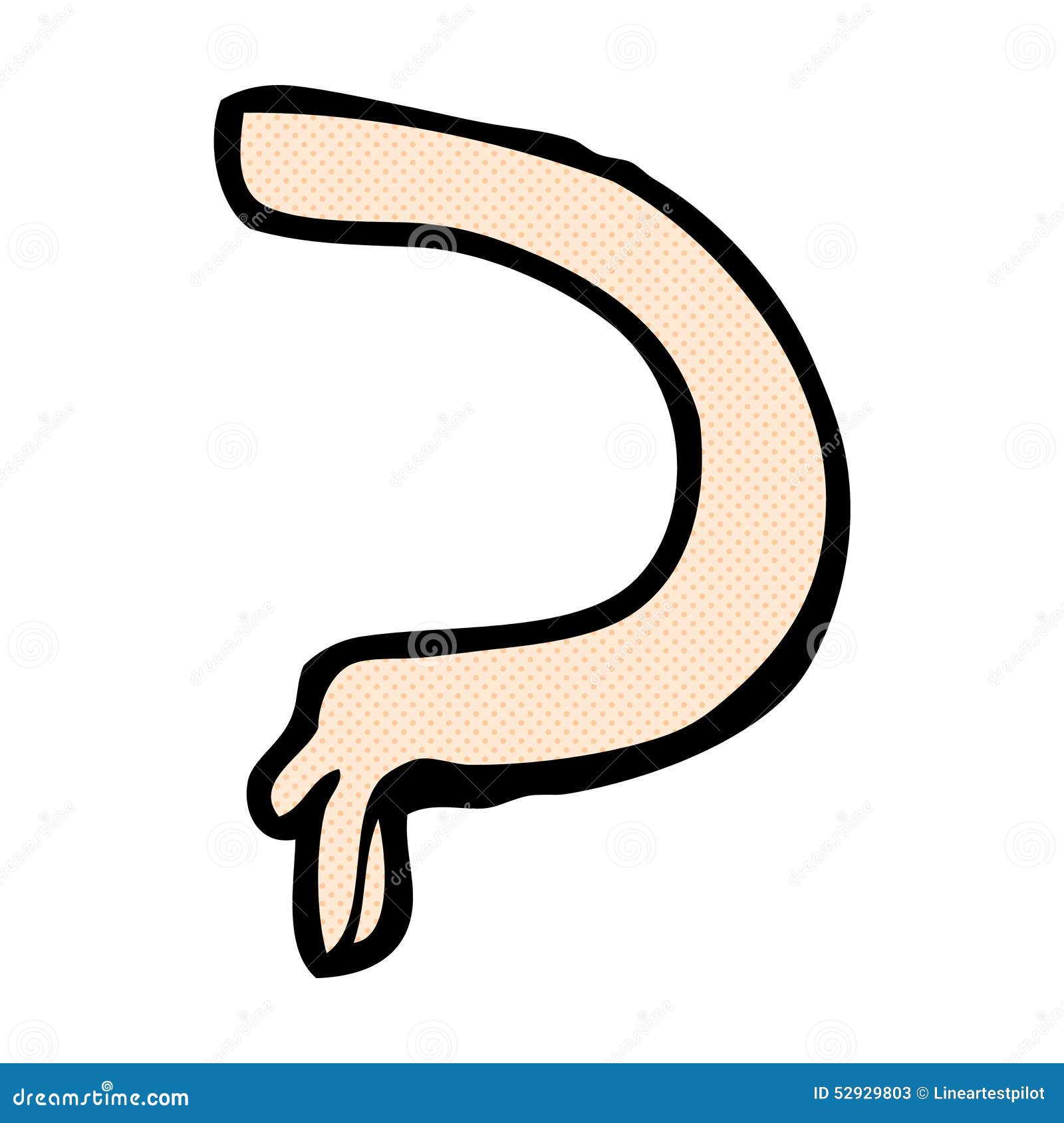 Comic cartoon arm stock illustration. Illustration of funny - 52929803