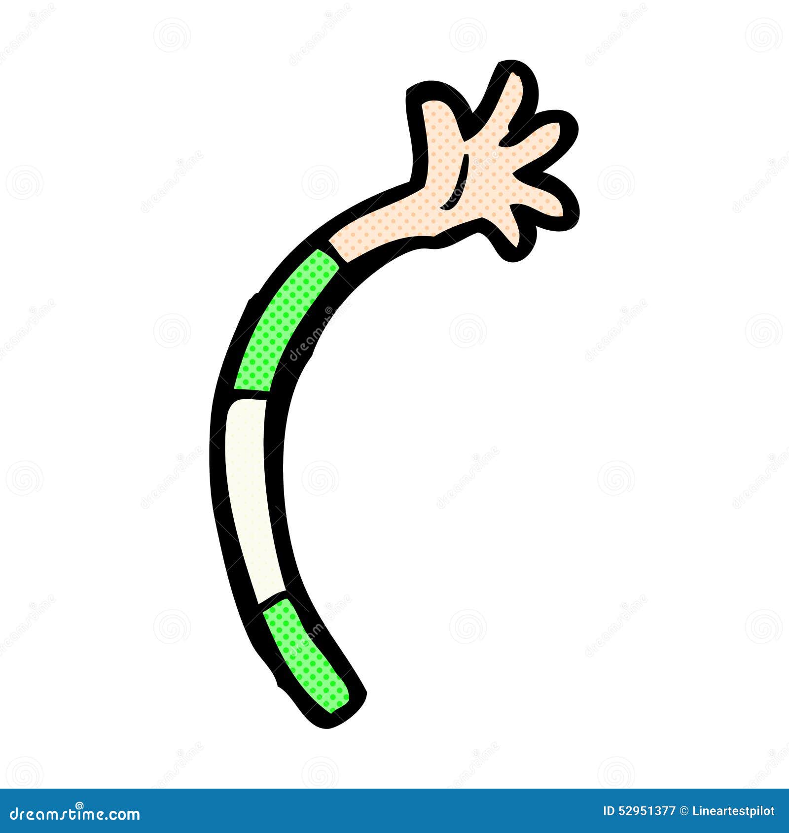 Comic cartoon arm stock illustration. Illustration of retro - 52951377