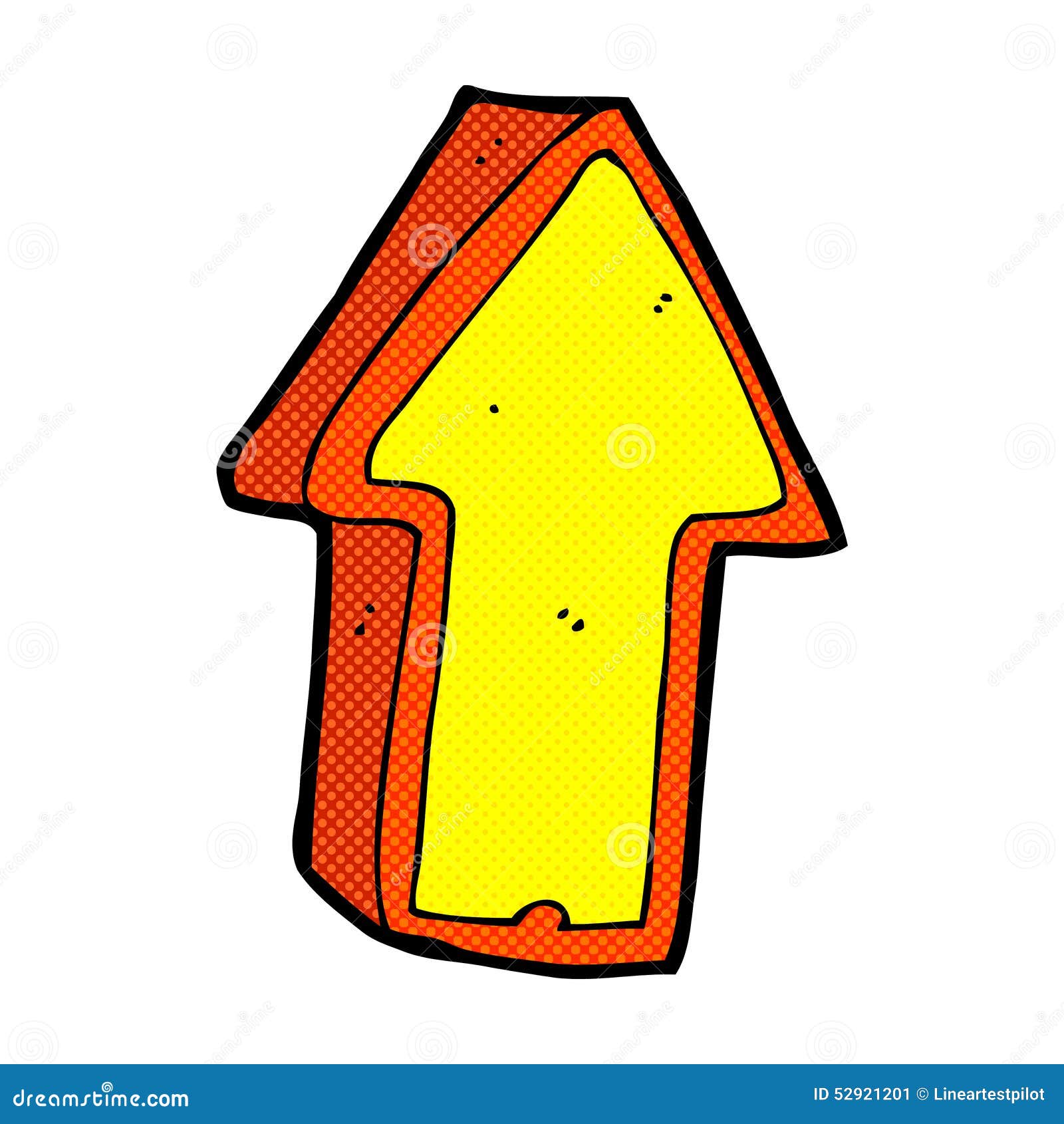 Comic Cartoon Arrow Symbol Stock Image | CartoonDealer.com #52921201
