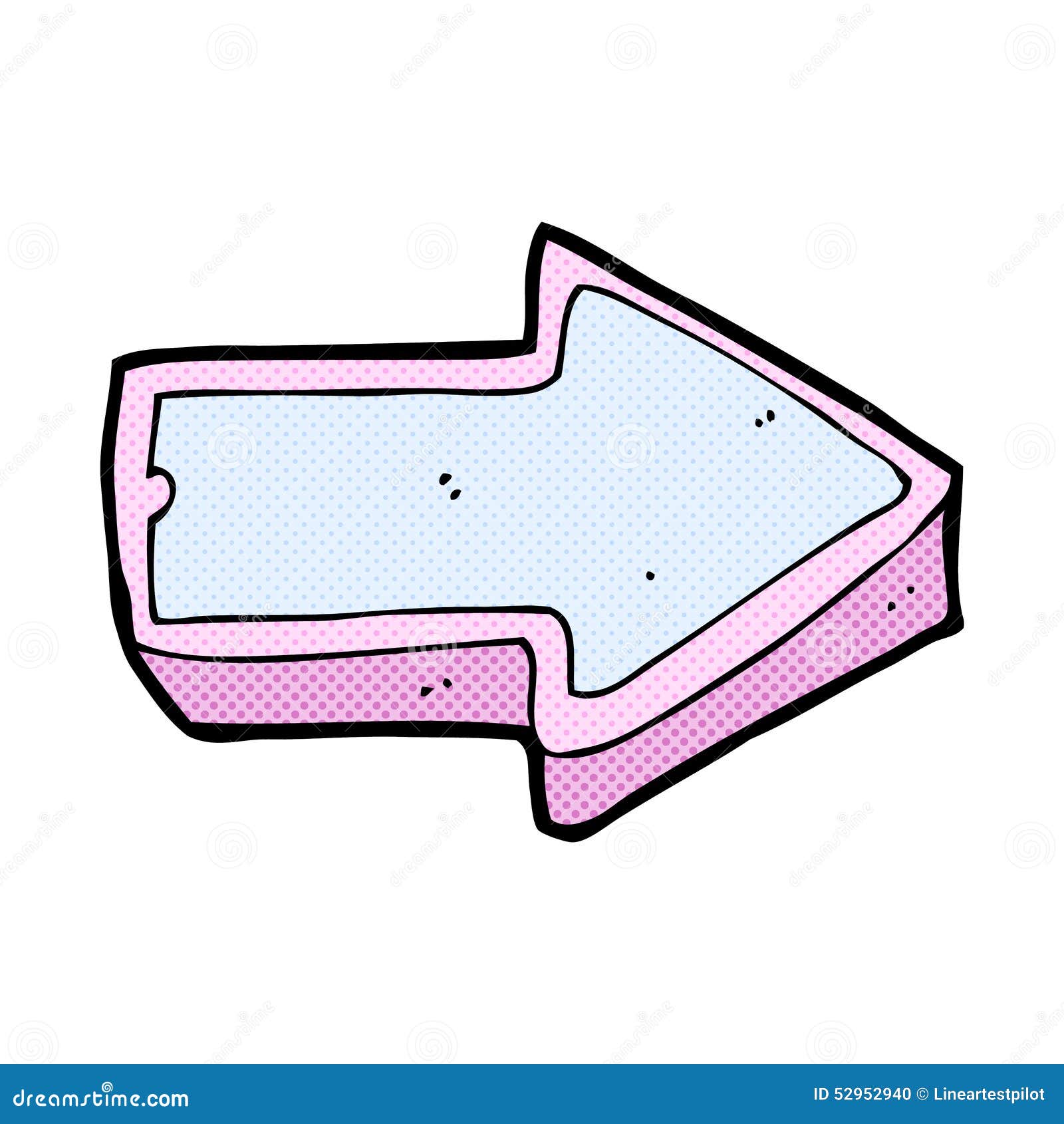 Cartoon Of Big Arrow Pointing At Abdomen Of Man Vector Illustration ...