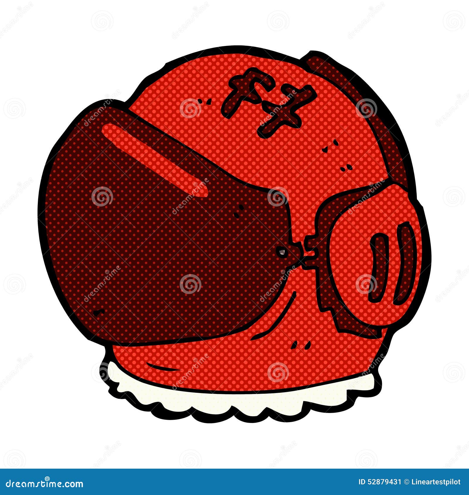 Comic Cartoon Astronaut Helmet Stock Illustration - Illustration of ...
