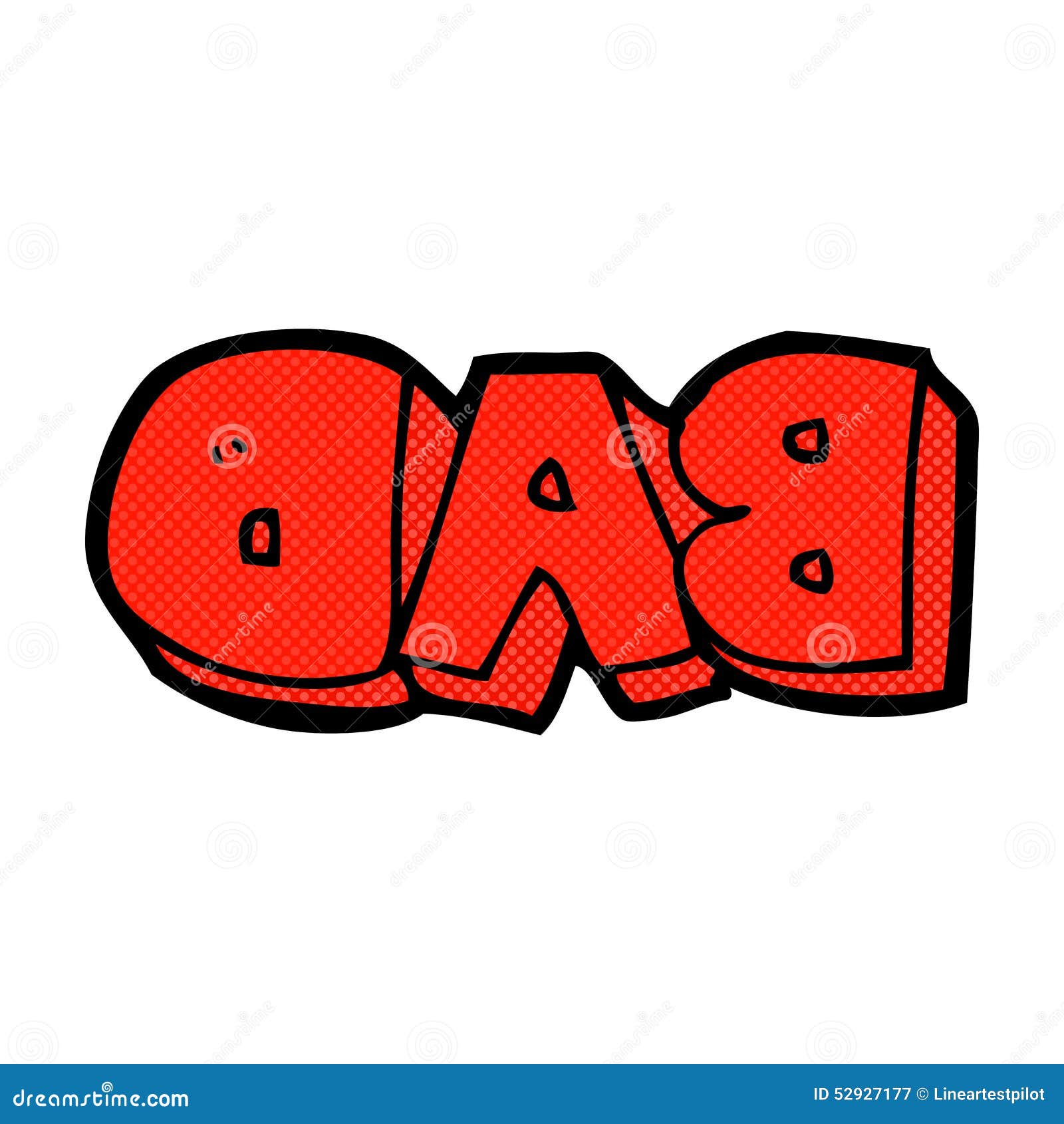 Comic cartoon bad sign stock illustration. Illustration of traditional ...