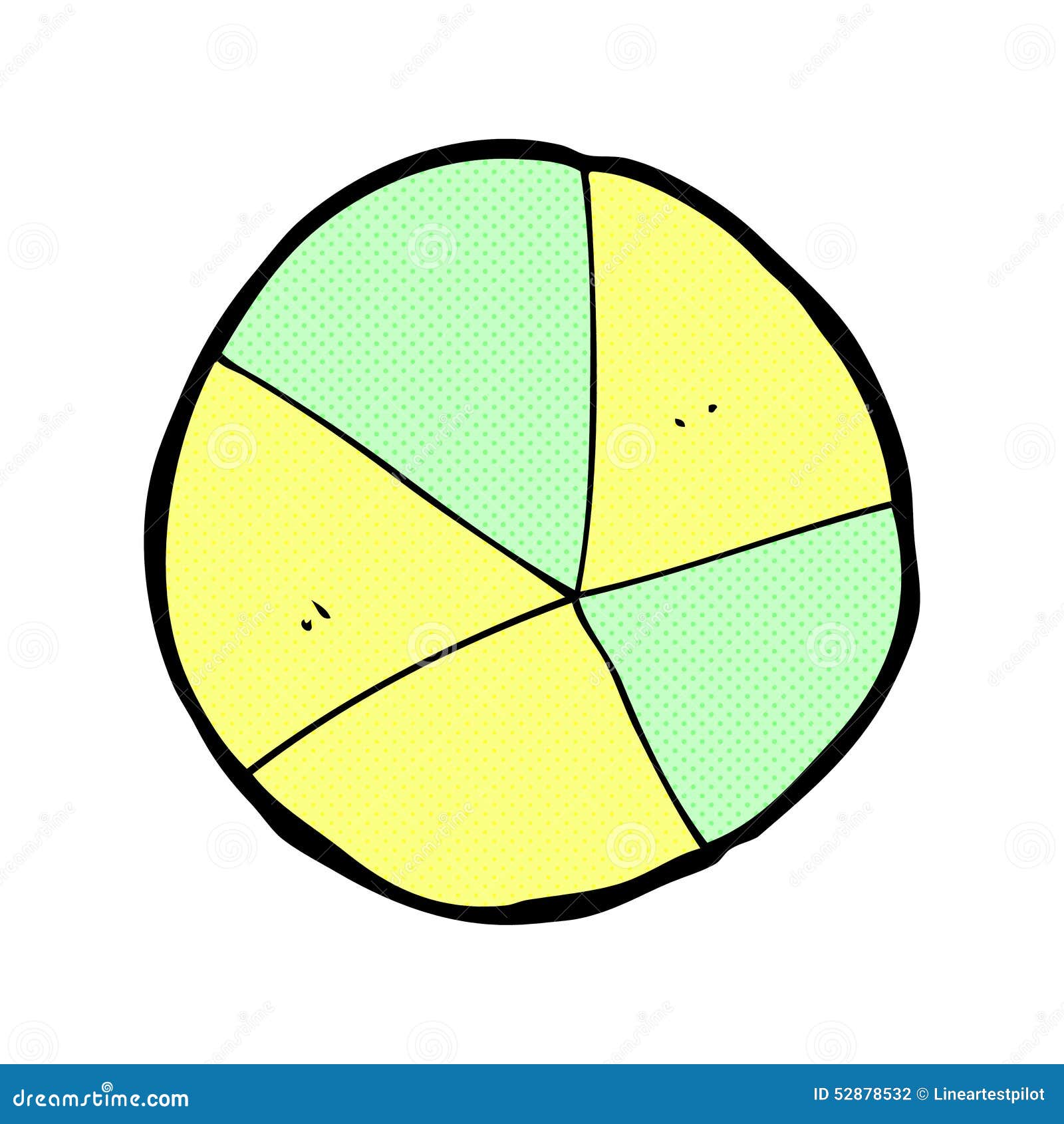Comic cartoon ball stock illustration. Illustration of drawing - 52878532