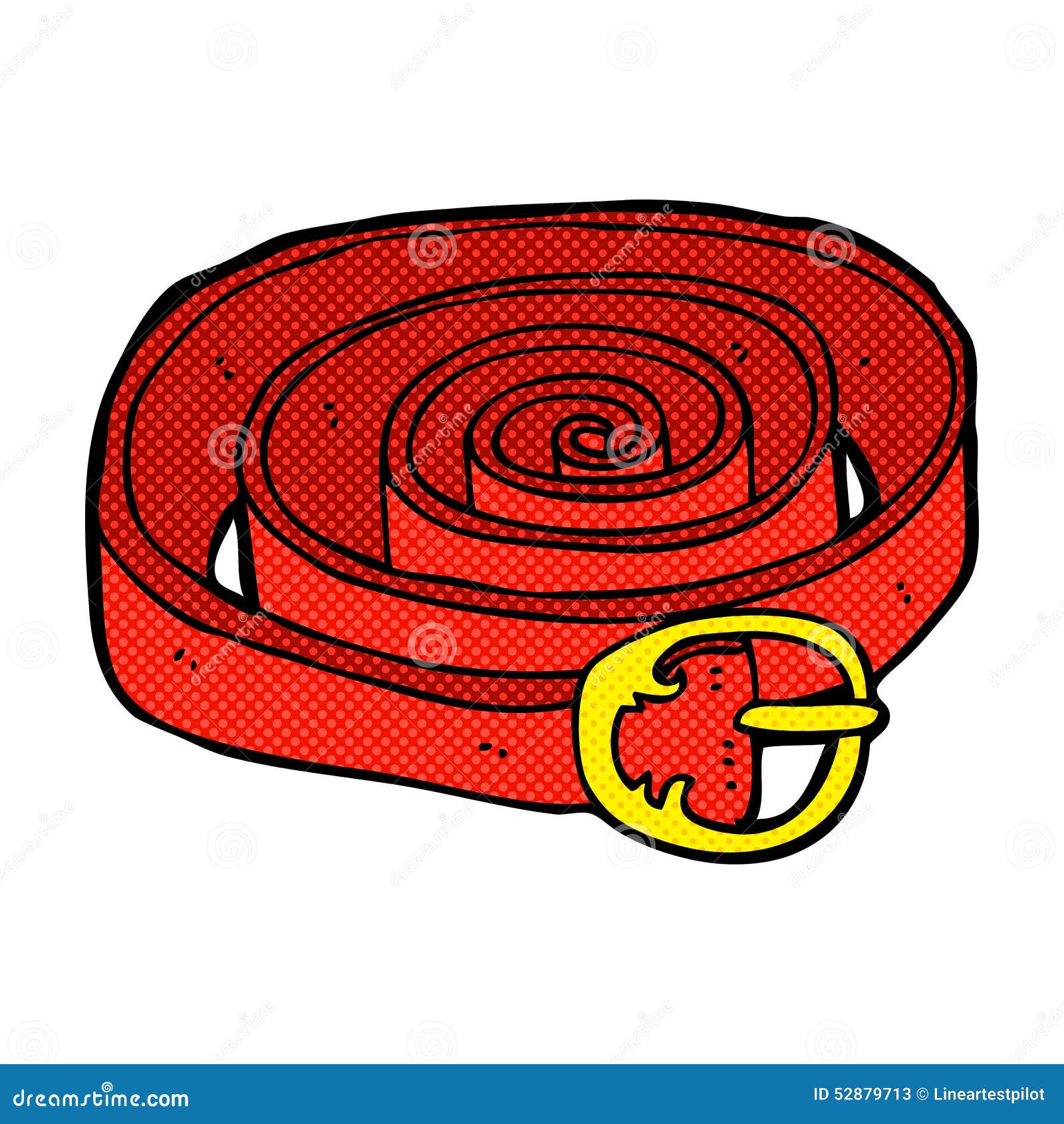 Comic cartoon belt stock illustration. Illustration of clip - 52879713